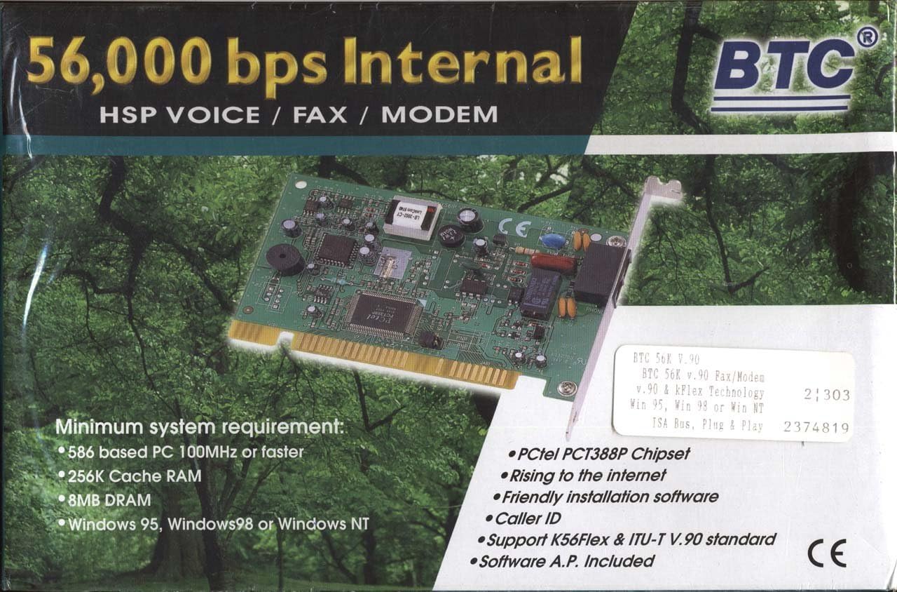 HSP 56,000 Internal Voice/Fax/Modem : Amazon.ca: Electronics