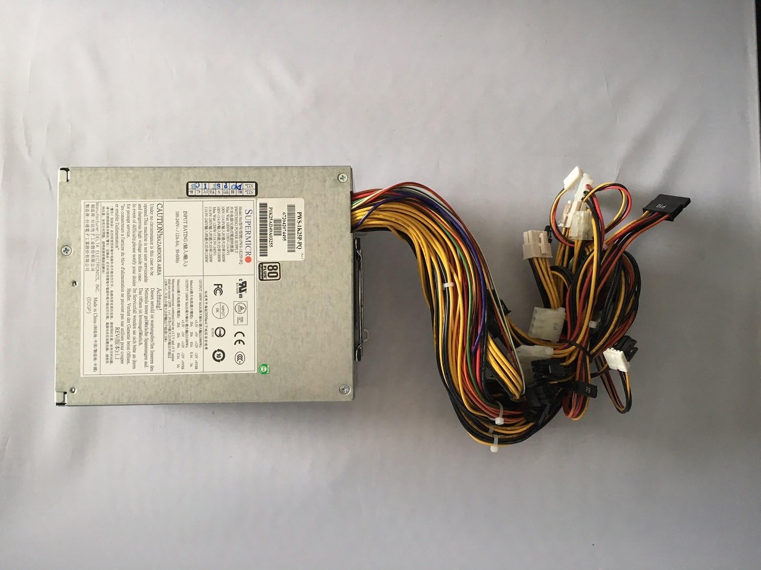 Amazon.com: Supermicro 1200w ATX12V Power Supply - 1 kW, 1.20 kW ...