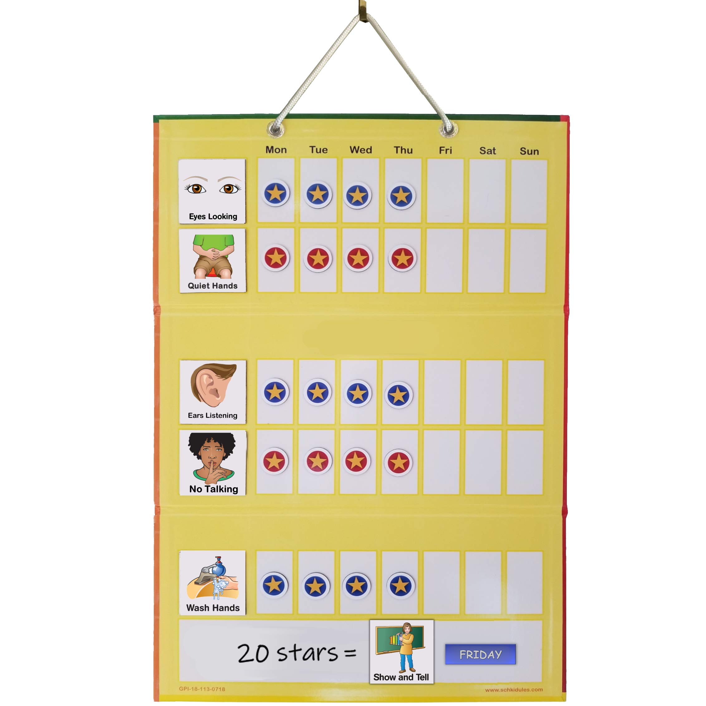 Buy SchKIDules® Visual Schedule For Kids Education Bundle Daily ...