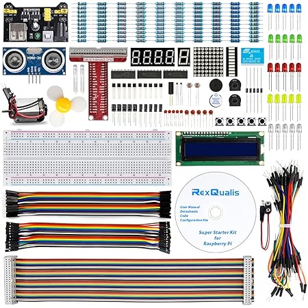 Amazon.com: REXQualis Electronics Basic Kit w/Power Supply Module ...