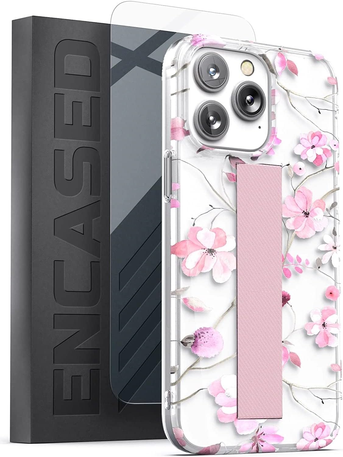 Amazon.com: ENCASED Hand Strap Case Designed for iPhone 14 PRO MAX Case ...