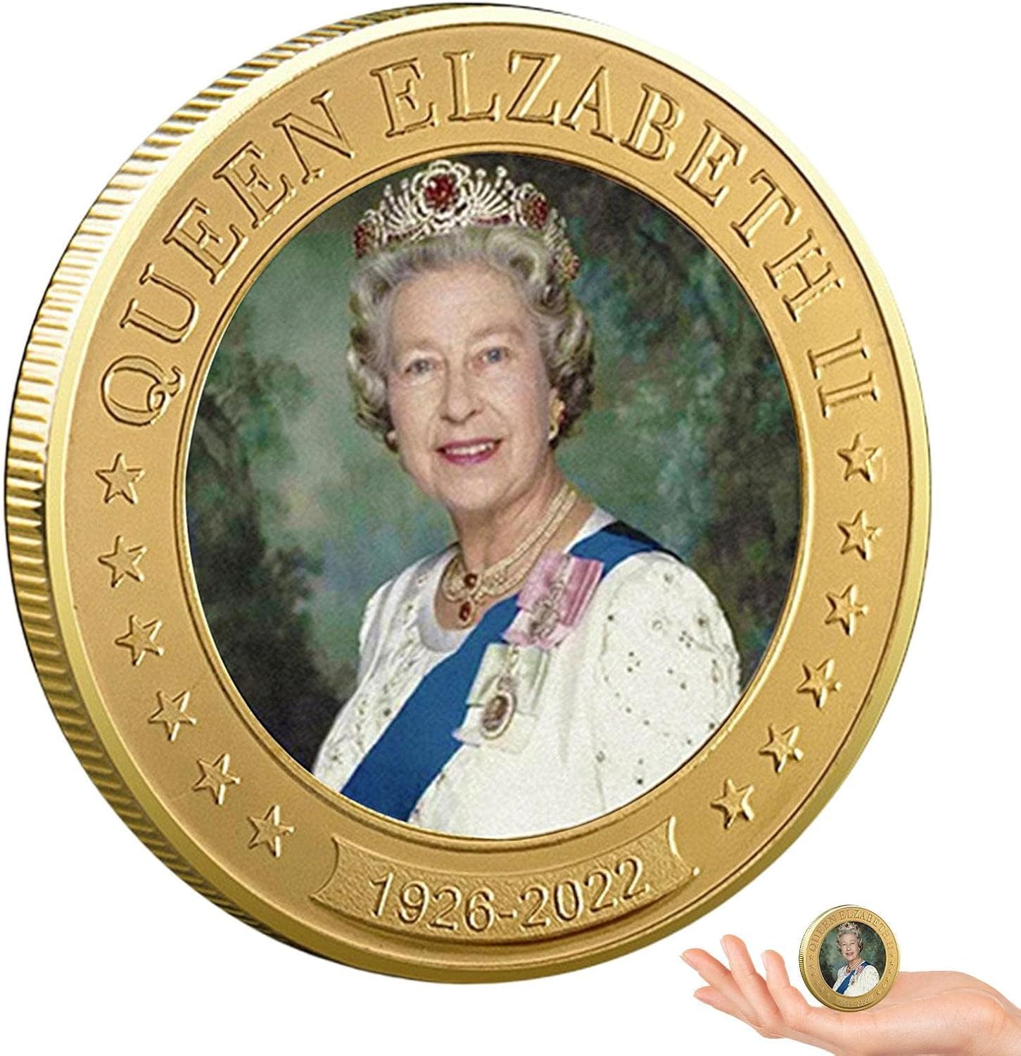 kafei Queen Elizabeth II Commemorative Coin, Queen Elizabeth II ...