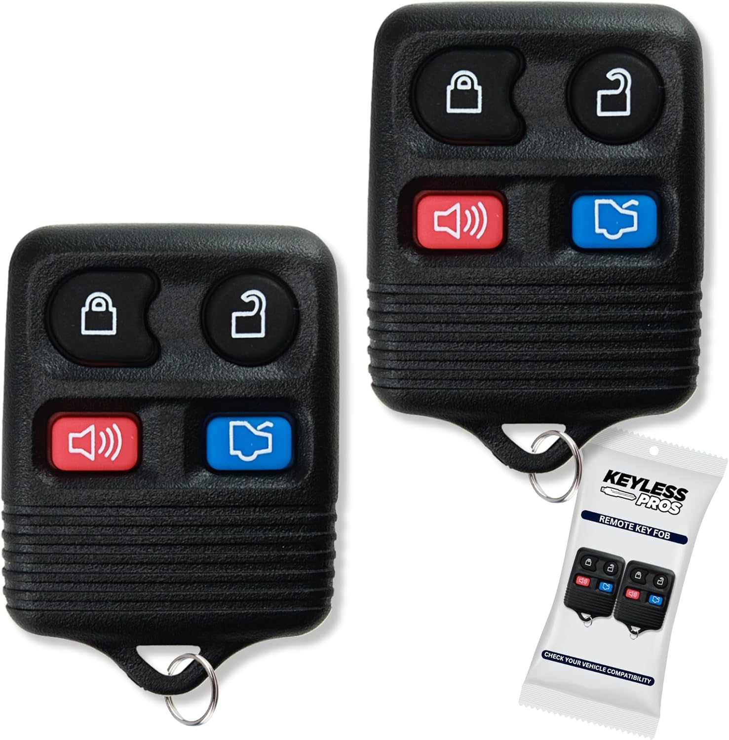 Amazon.com: KeylessPros 4-Button Keyless Entry Remote Key Fob ...