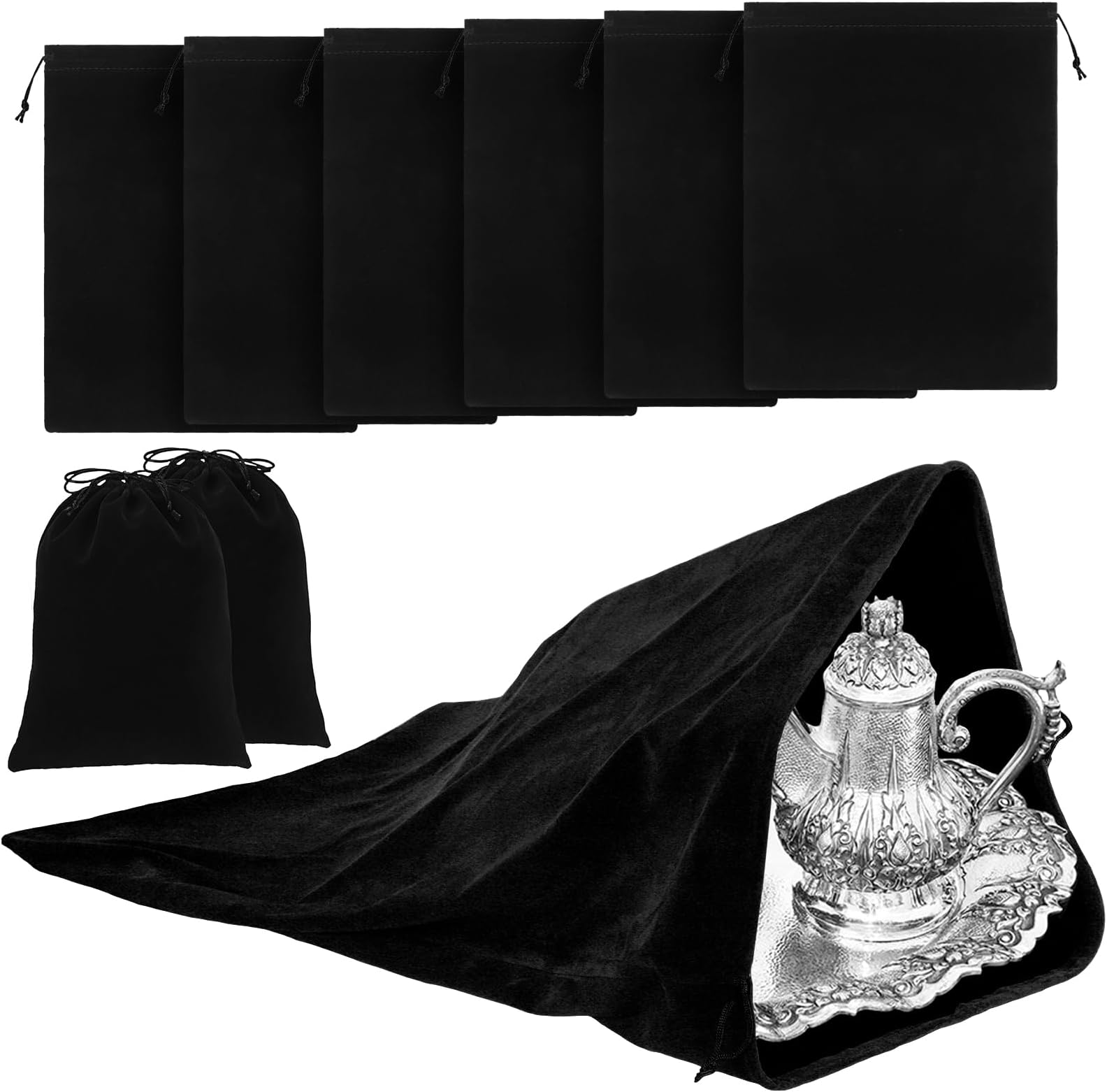 Amazon.com - Ferraycle Silver Storage Bags Oversized 24 x 31.5 Inch ...