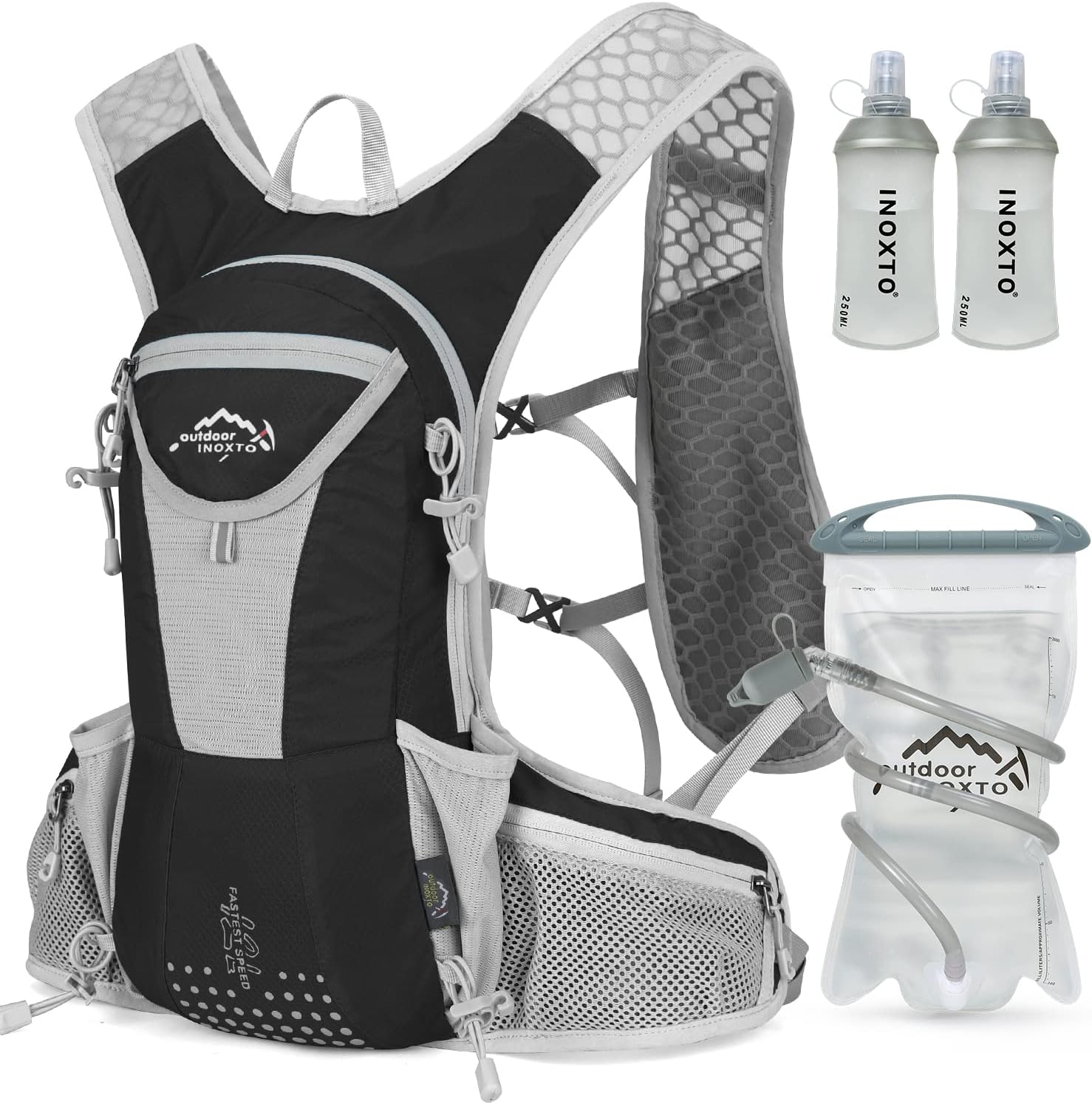 Buy AONIJIE Hydration Vest Pack Backpack 5L Marathoner Running Race ...