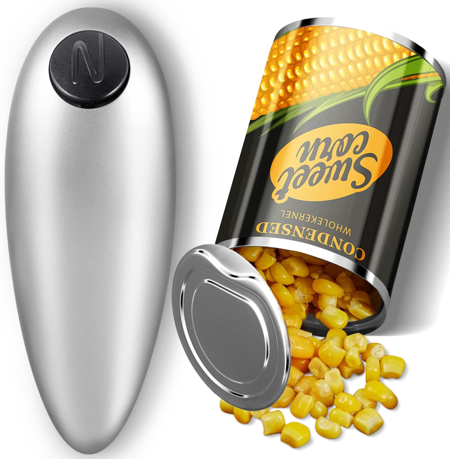 Amazon.com: Battery Operated Electric Can Opener Automatic Opens Most ...