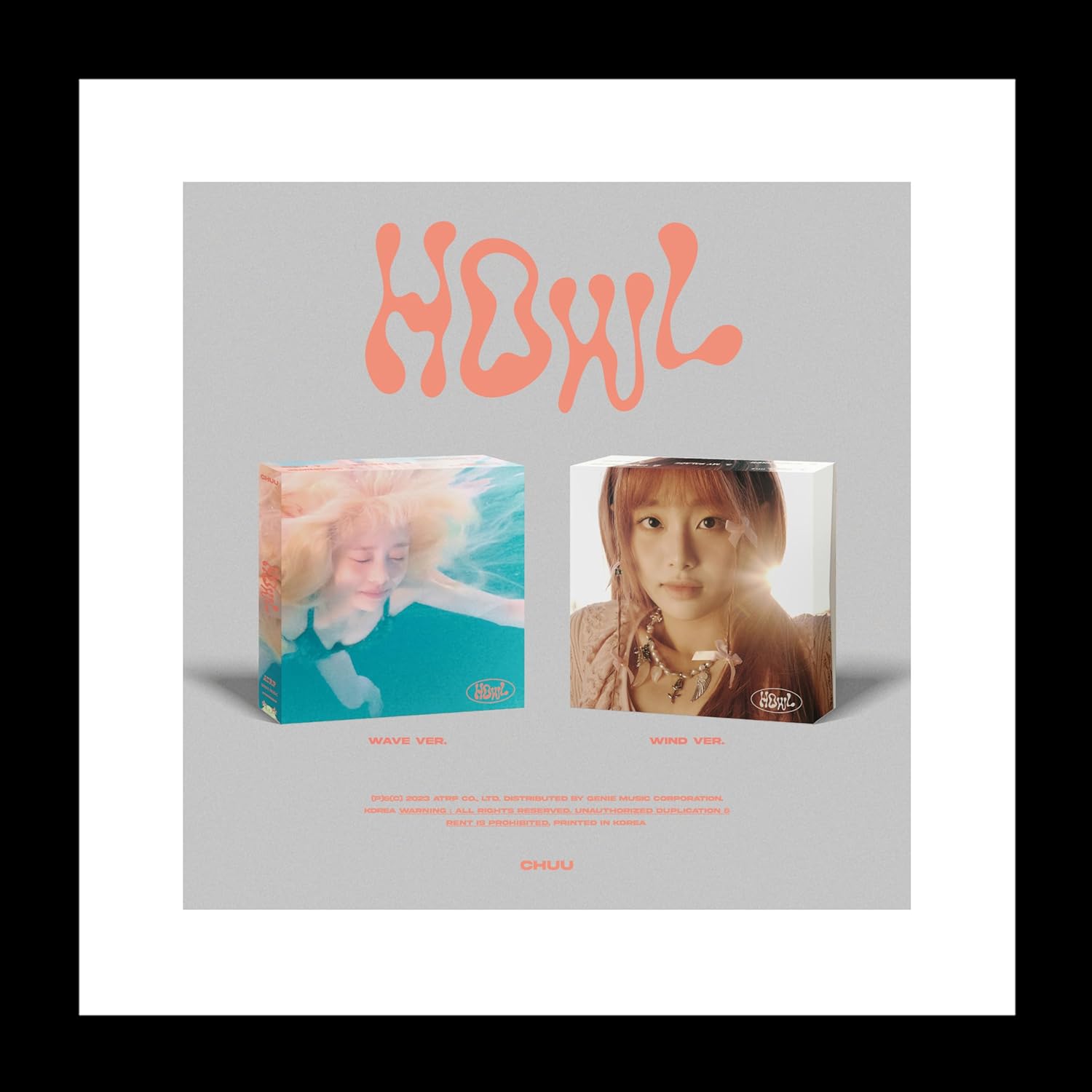 CHUU Howl 1st Mini Album Standard Random Version CD+1p Folded Poster on ...