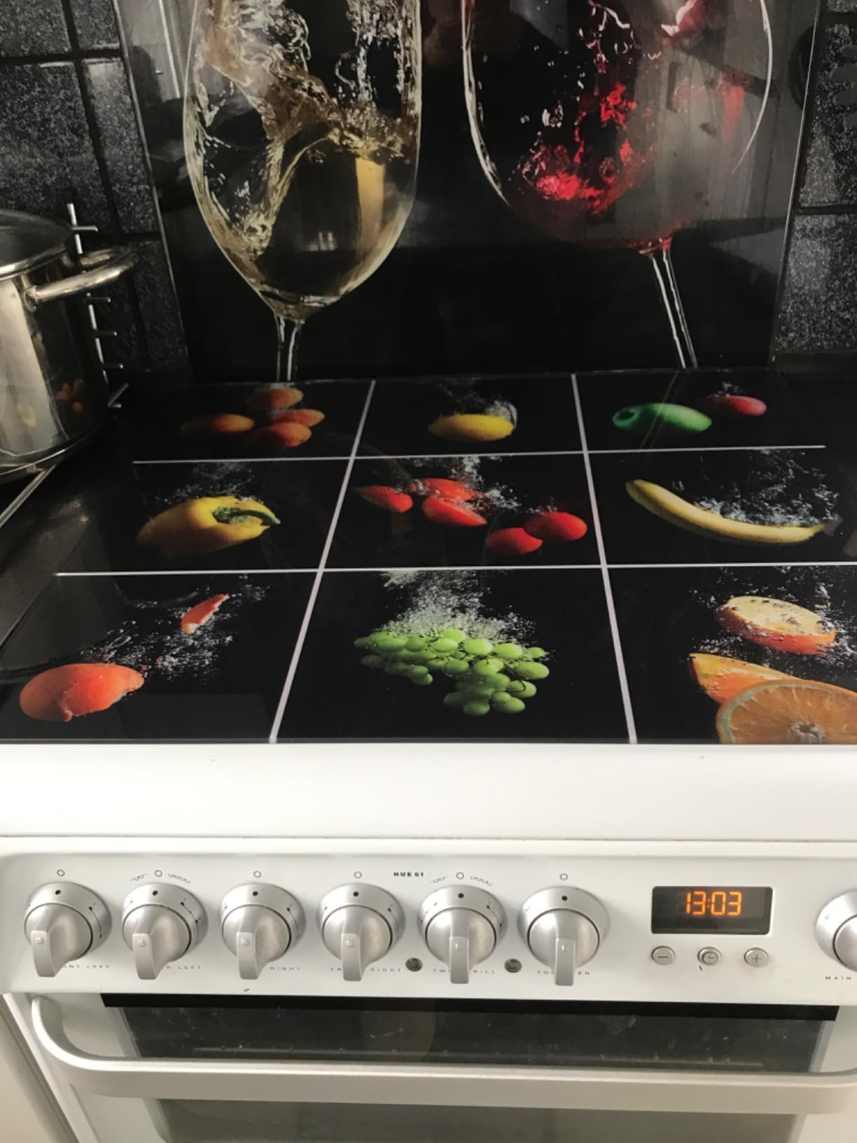 Ceramic Induction Hob Protector Cover 60 cm x 52 cm | Kitchen Wall ...