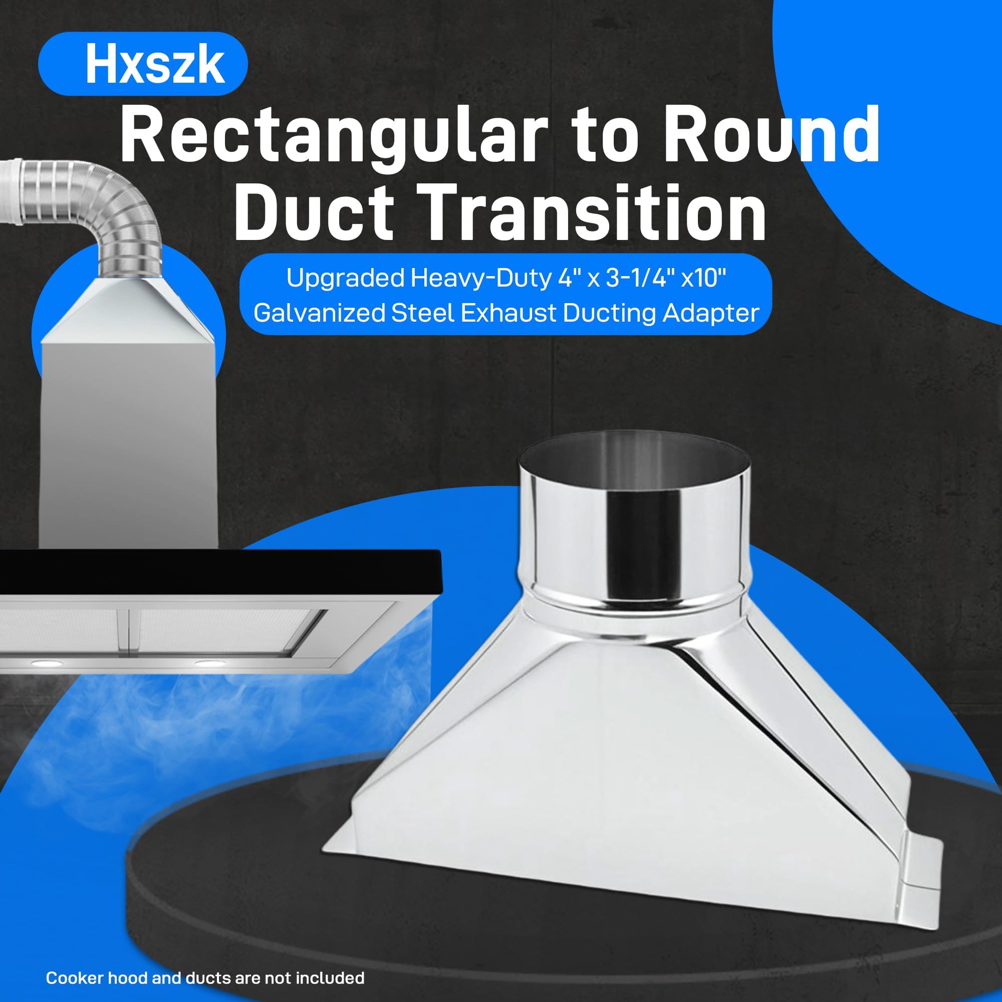 Snapklik.com : Hxszk Upgraded Heavy-Duty 4 X 3-1/4 X 10 Rectangular To ...