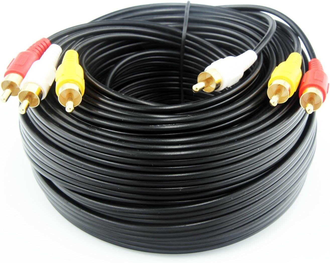 Cable de audio y video, cable compuesto de 30 pies RCA a RCA MMx3 ...