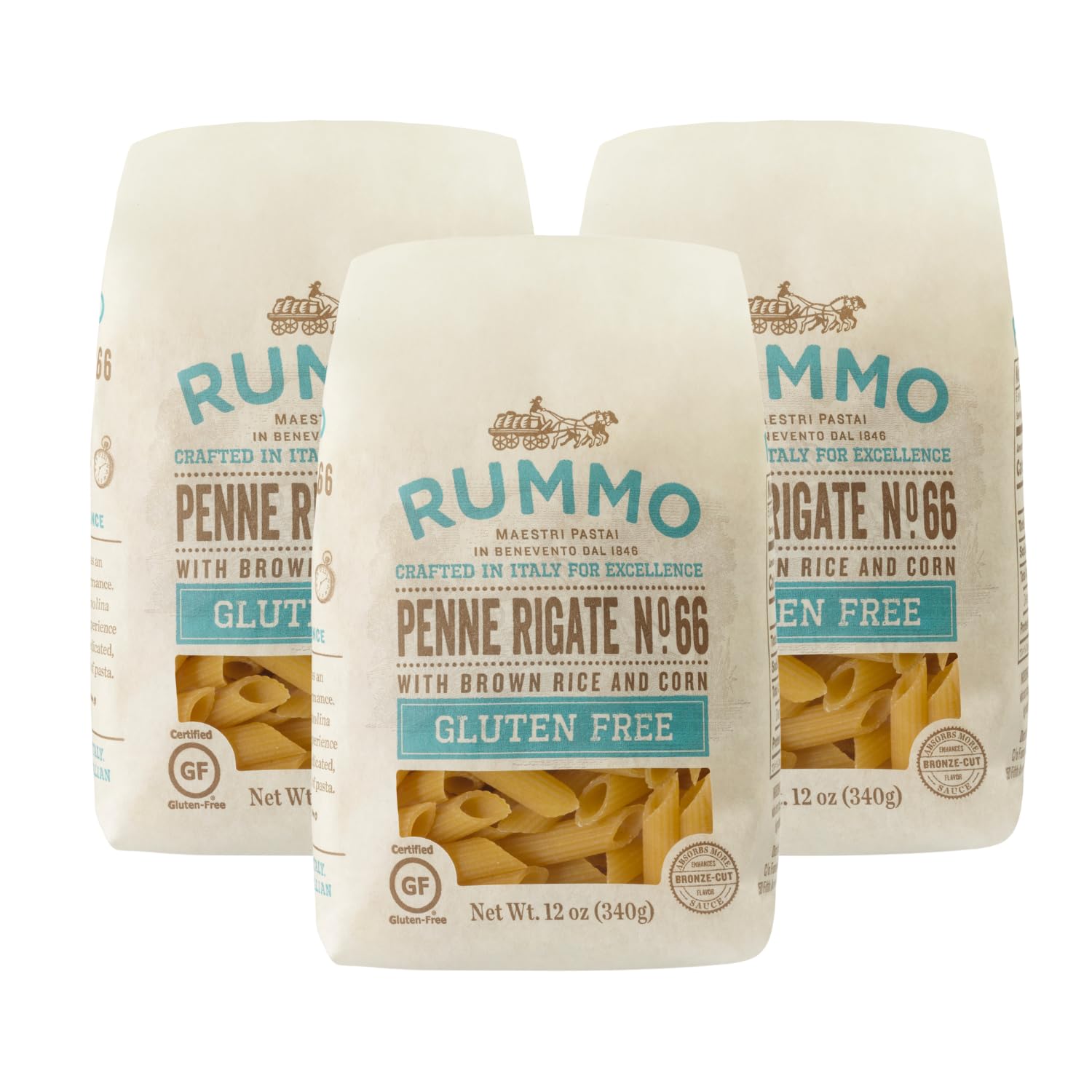 Rummo, Pasta Penne Rigate Gluten Free, 12 Ounce : Amazon.in: Grocery ...