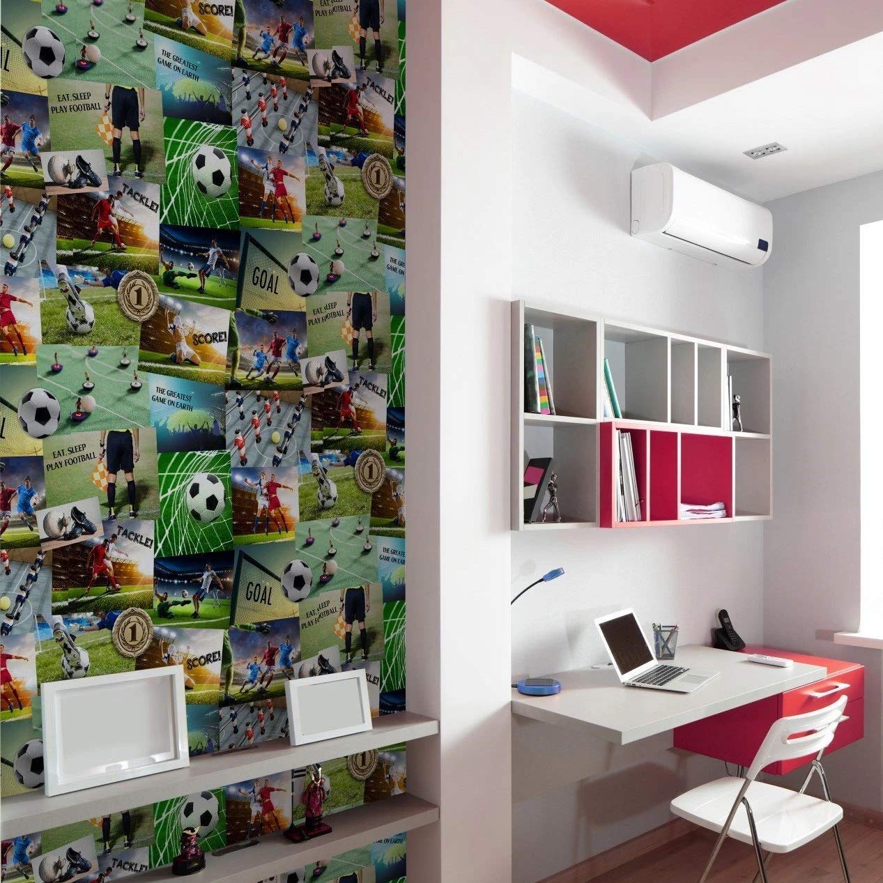 Sportbal Collage Behang