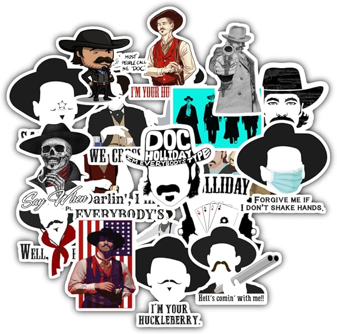 Amazon.com: 20 Pcs Stickers Packs Hollidays Decal of Aesthetic Doc ...