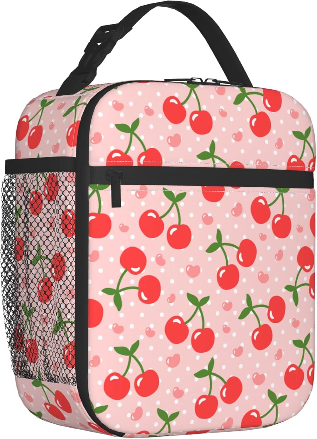 Amazon.com: Cherry Lunch Bags For Men Women Boys Girls Reusable Tote ...