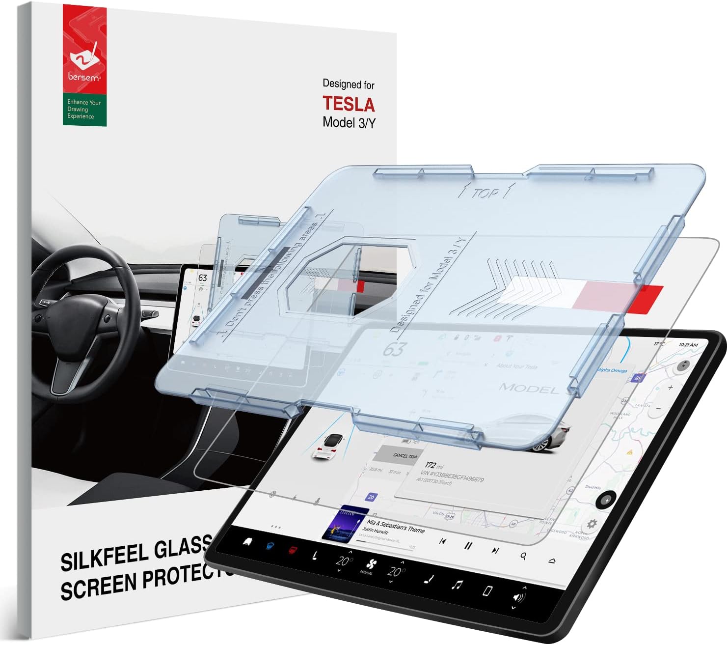 SPIGEN EZ Fit GLAS.tR Anti-Glare Rear Screen Protector Designed for ...