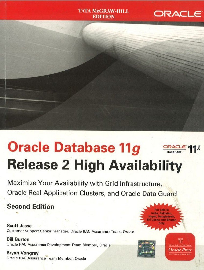 Buy Oracle Database 11g Release 2 High Availability Book Online at Low ...