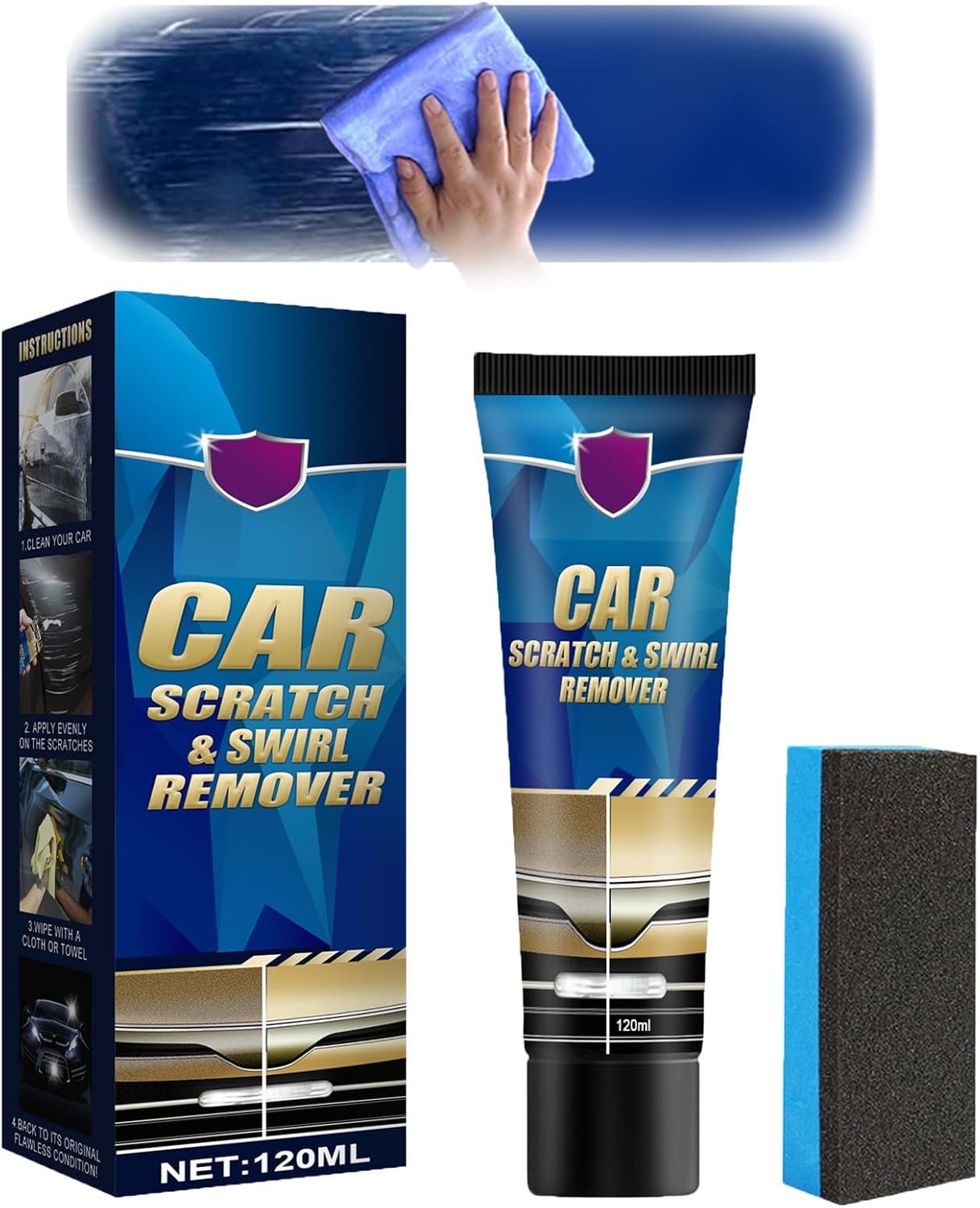 Amazon.com: ScratchWax – Universal Car Scratch Remover Wax, Car Scratch ...