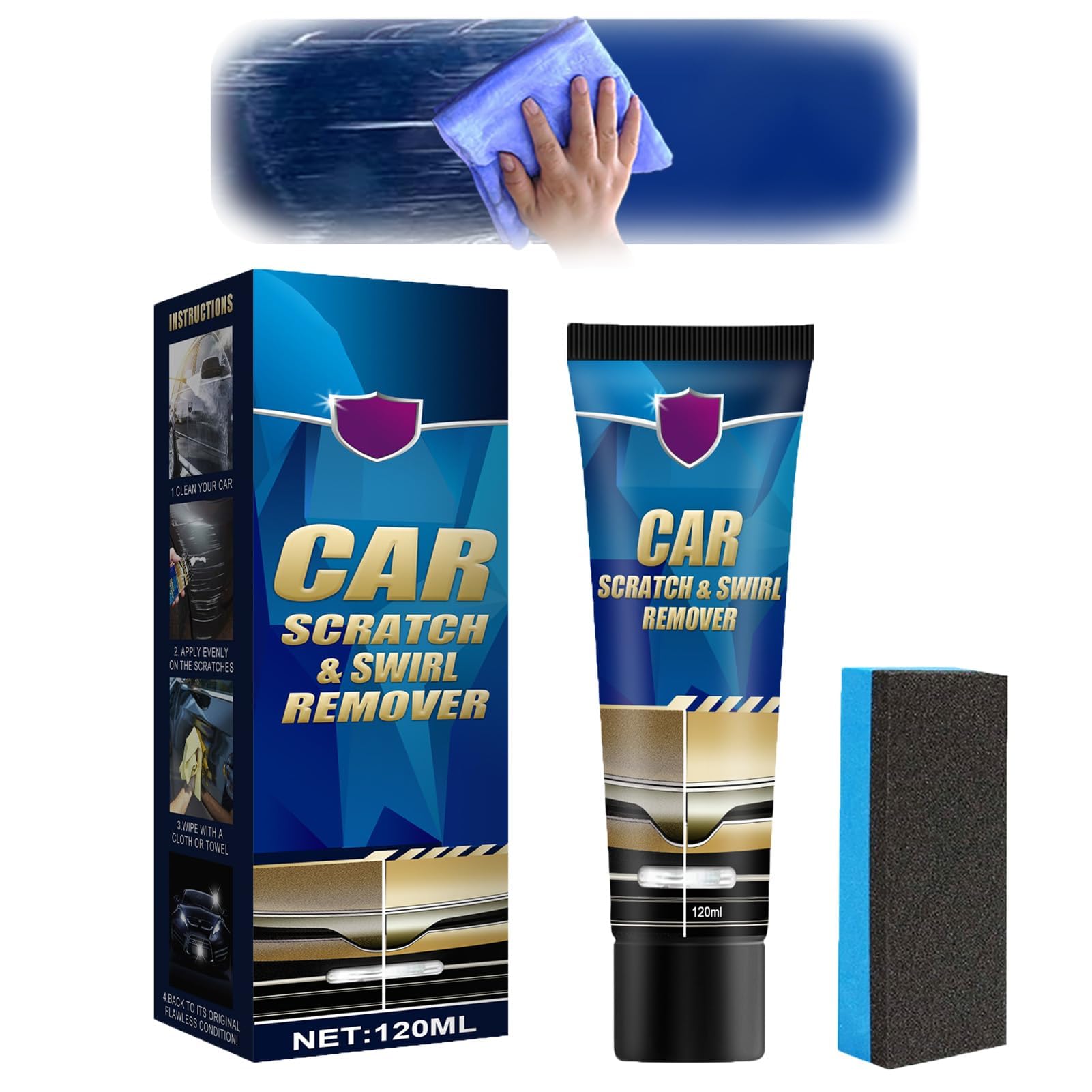 Amazon.com: ScratchWax – Universal Car Scratch Remover Wax, Car Scratch ...