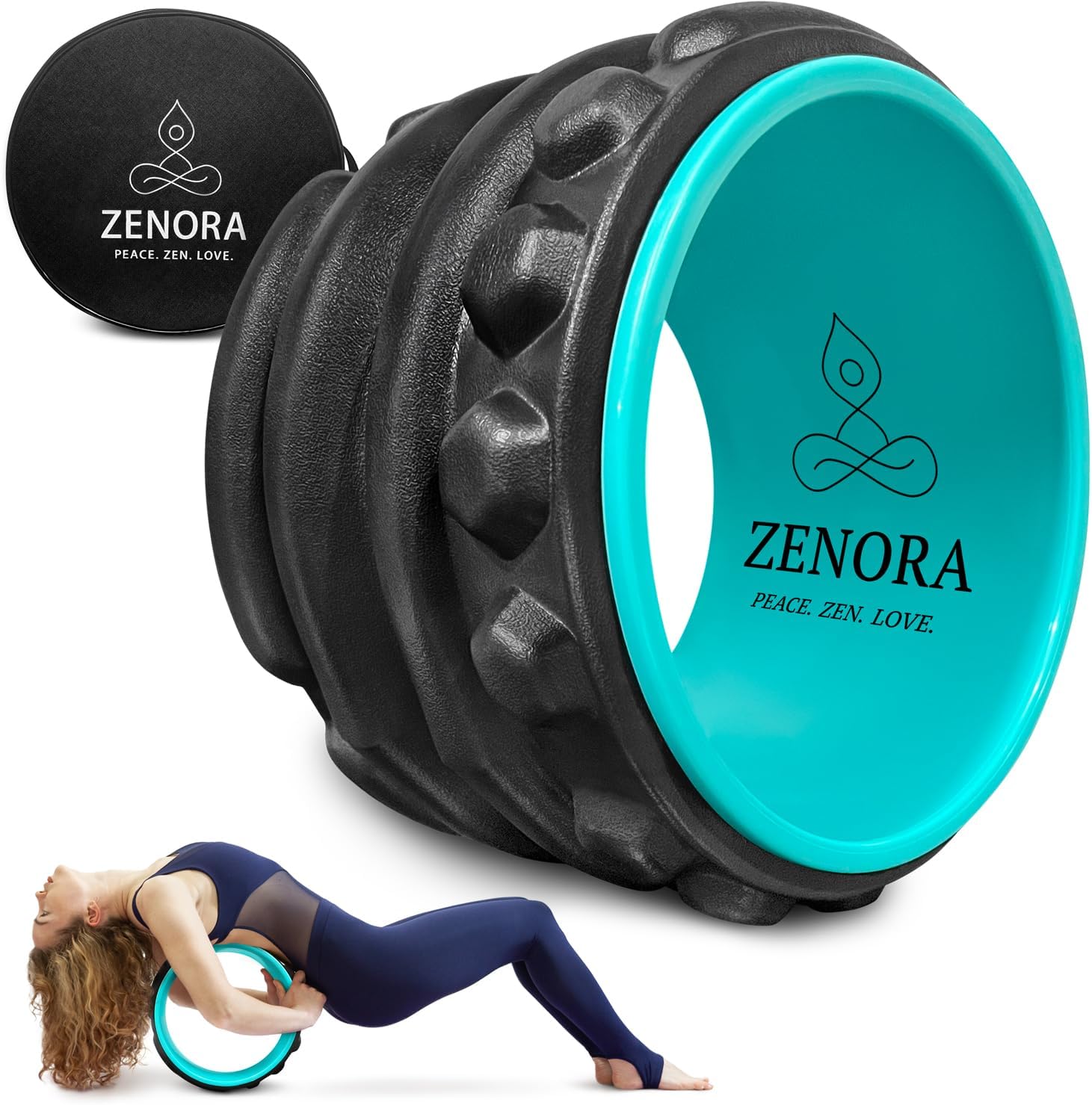 Amazon.com: Technohom Yoga Wheel Foam Roller - Back Roller for Deep ...