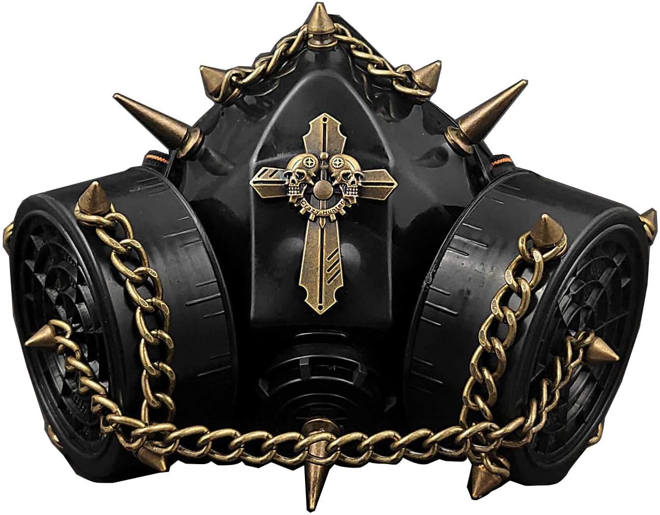 Steampunk Spike Punk Goth Gas Mask Men/Women Cosplay Costume Masquerade ...