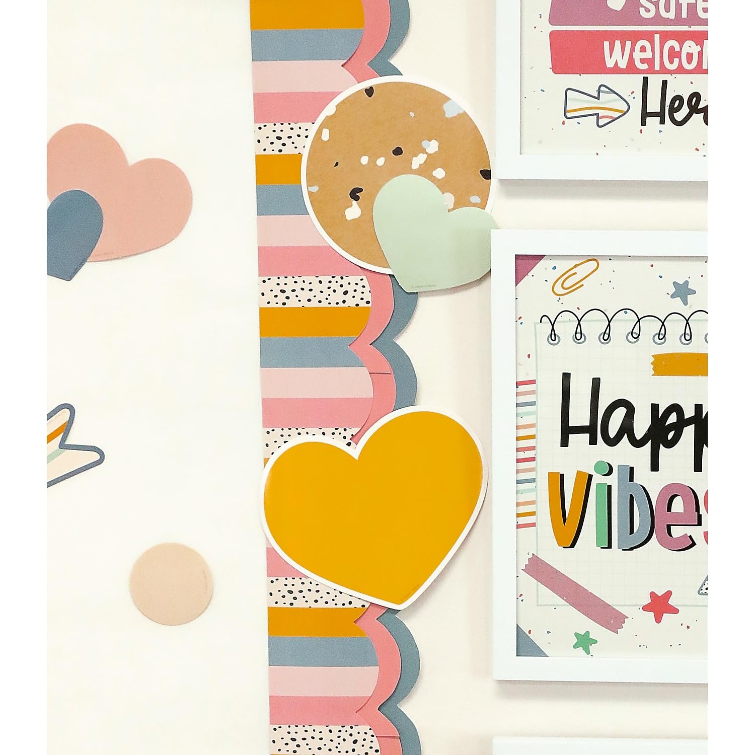 Snapklik.com : We Belong 36-Piece Boho Decor, Pastel And Black And ...