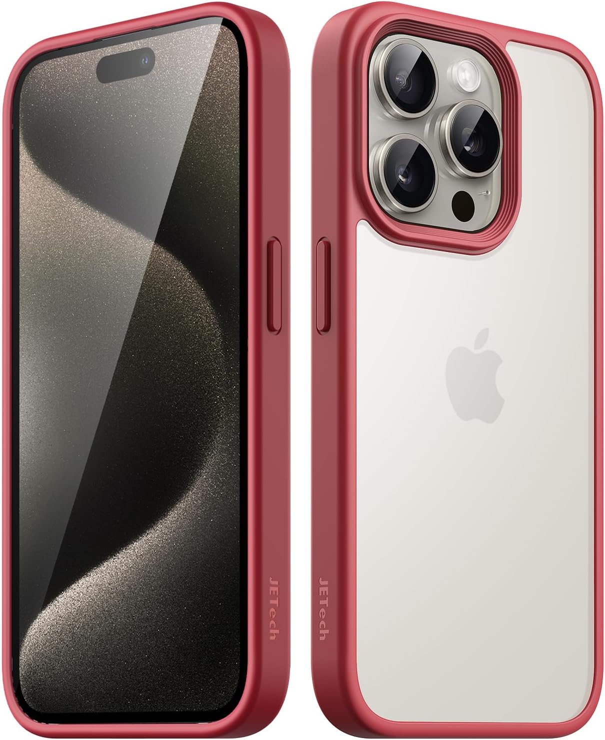 Amazon.com: JETech Matte Case for iPhone 15 Pro 6.1-Inch, Shockproof ...