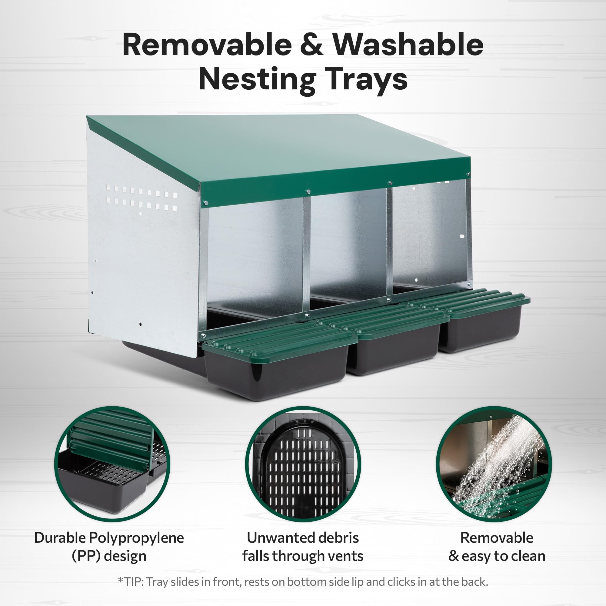 Snapklik.com : Homestead Essentials Compact Style 3 Compartment ...