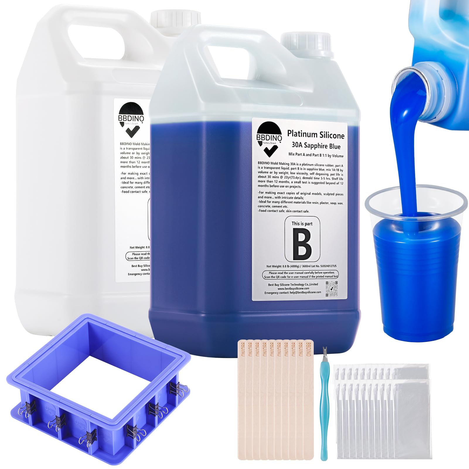 Amazon.com: BBDINO Silicone Mold Making Kit - Silicone for Mold Making ...