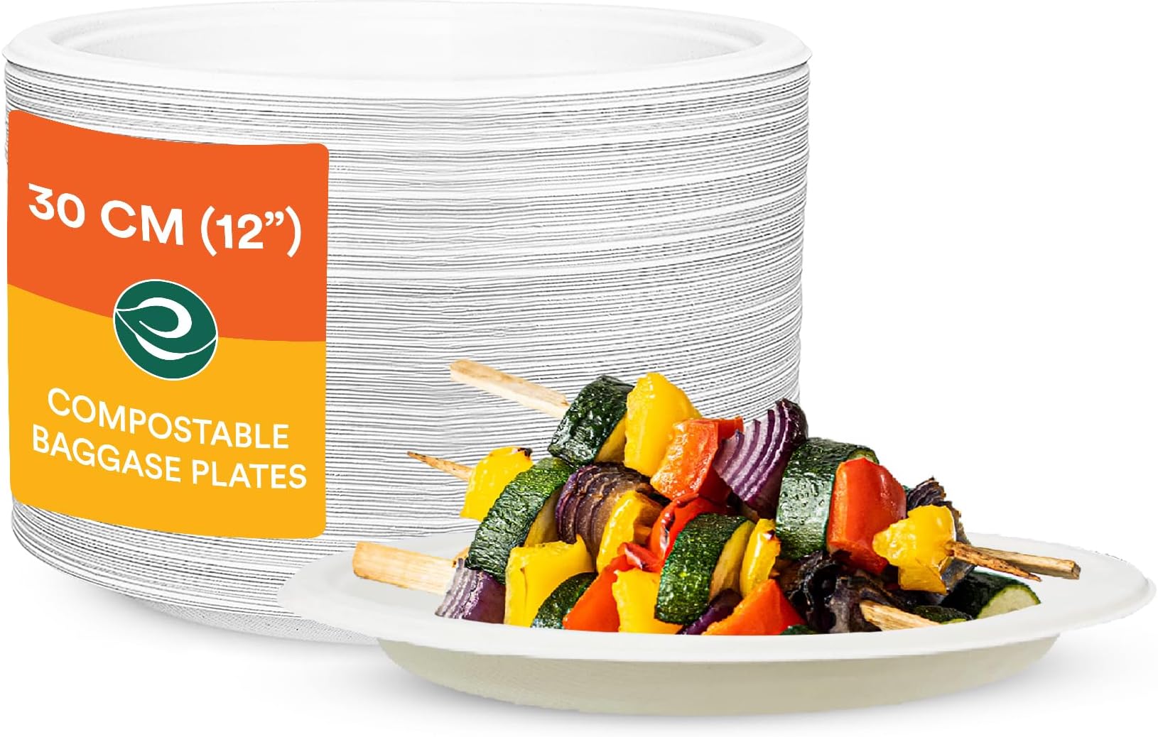 Paper Plate Silver 12inch 80GSM Pack of 140 : Amazon.in: Home & Kitchen