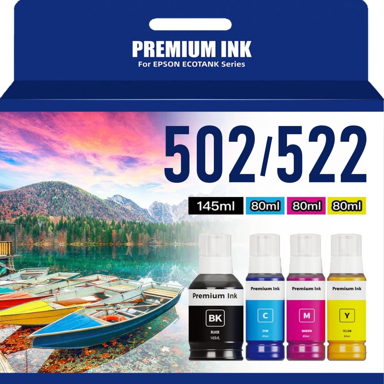 Amazon.com: Faslvink 502 Black Ink Bottle Pigment Ink Replacement for ...