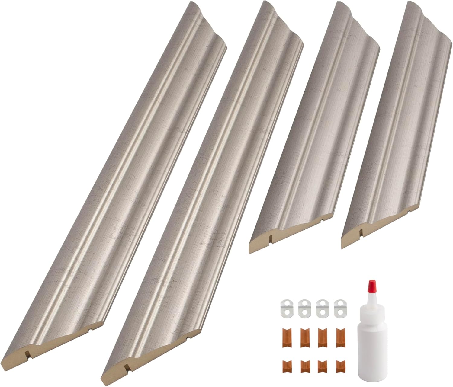 Amazon.com: Frame My Mirror Add A Frame - Antique Satin Nickel Custom ...