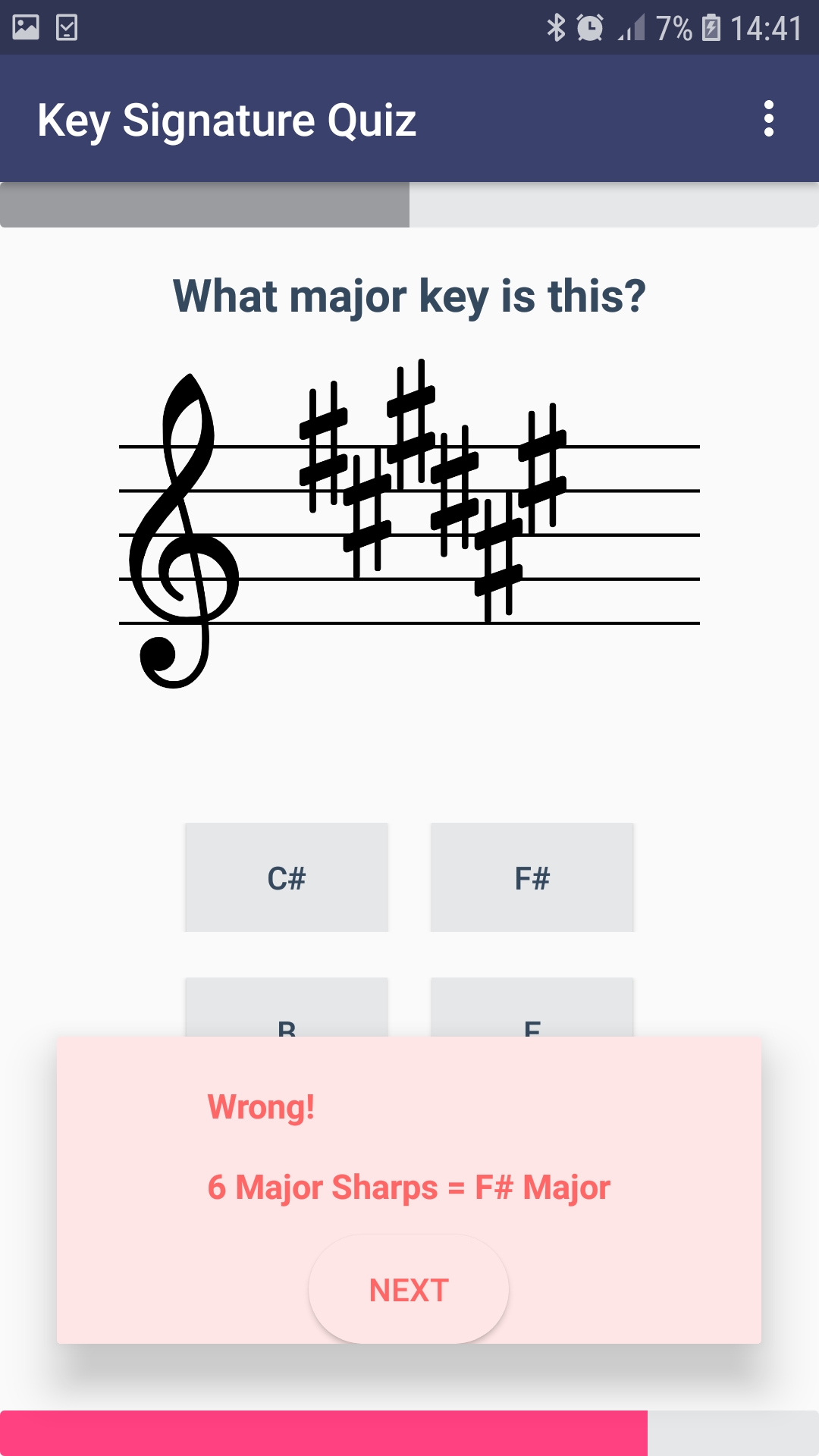 Music Theory - Key Signature Quiz - App on Amazon Appstore