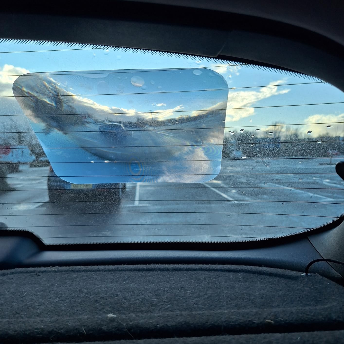 Auto Fresnel Lens 8"*10" Wide Angle Parking Blind Spot Rear View Lens ...