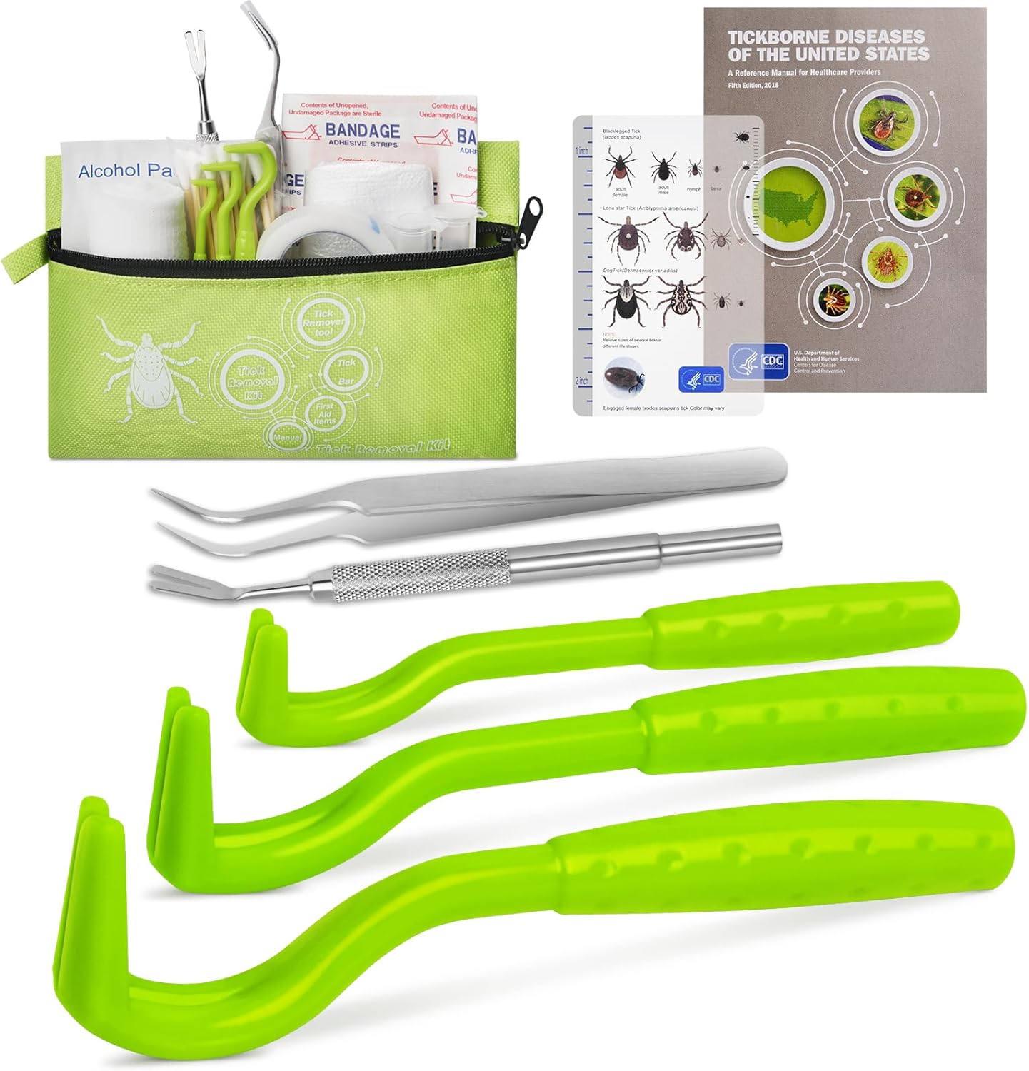 Tick Remover Tool Kit Include Tick Bar Tique Remover, Tick Removal ...