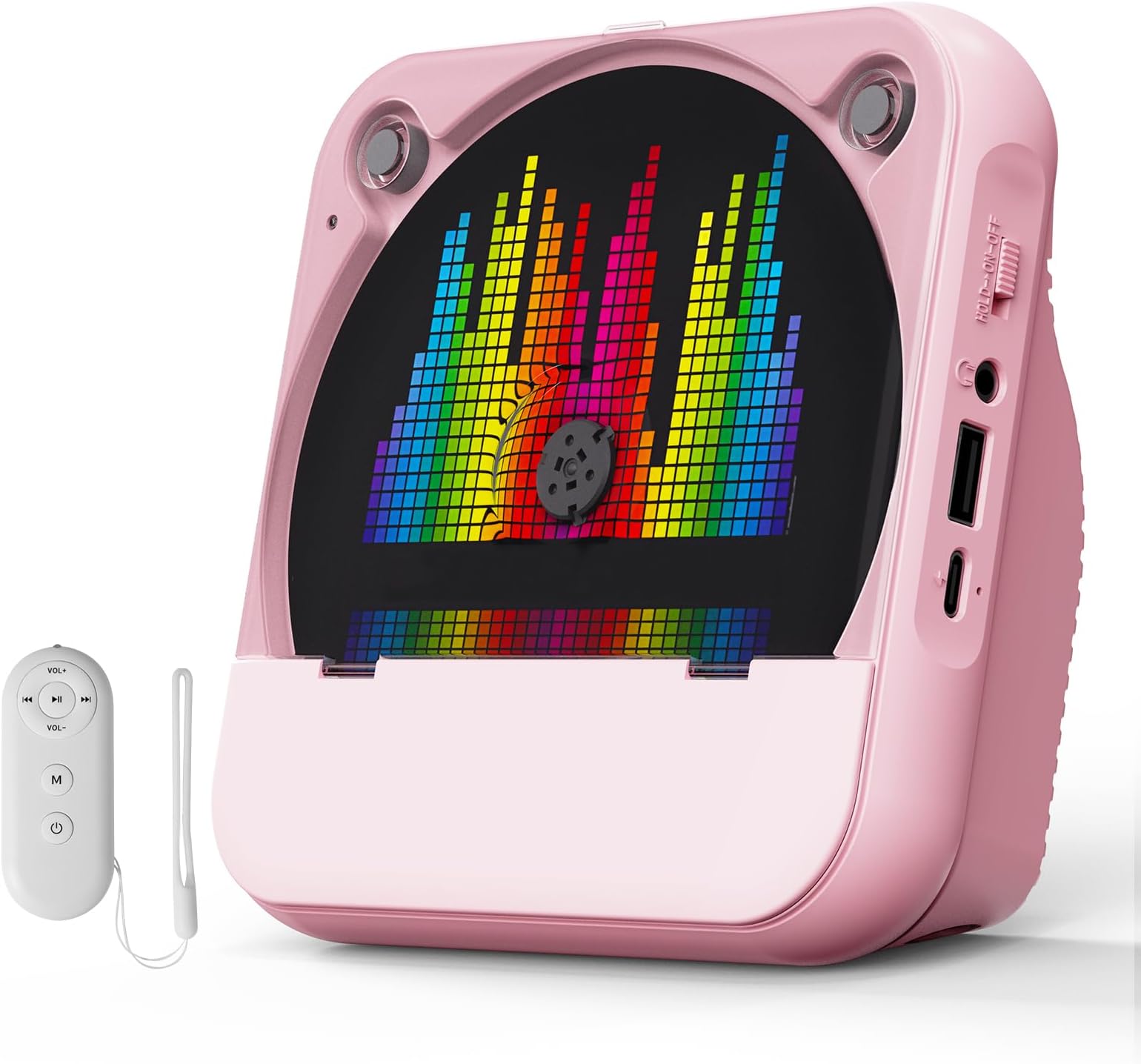 Amazon.com: Portable CD Player with Bluetooth, Mini Desktop CD Player ...