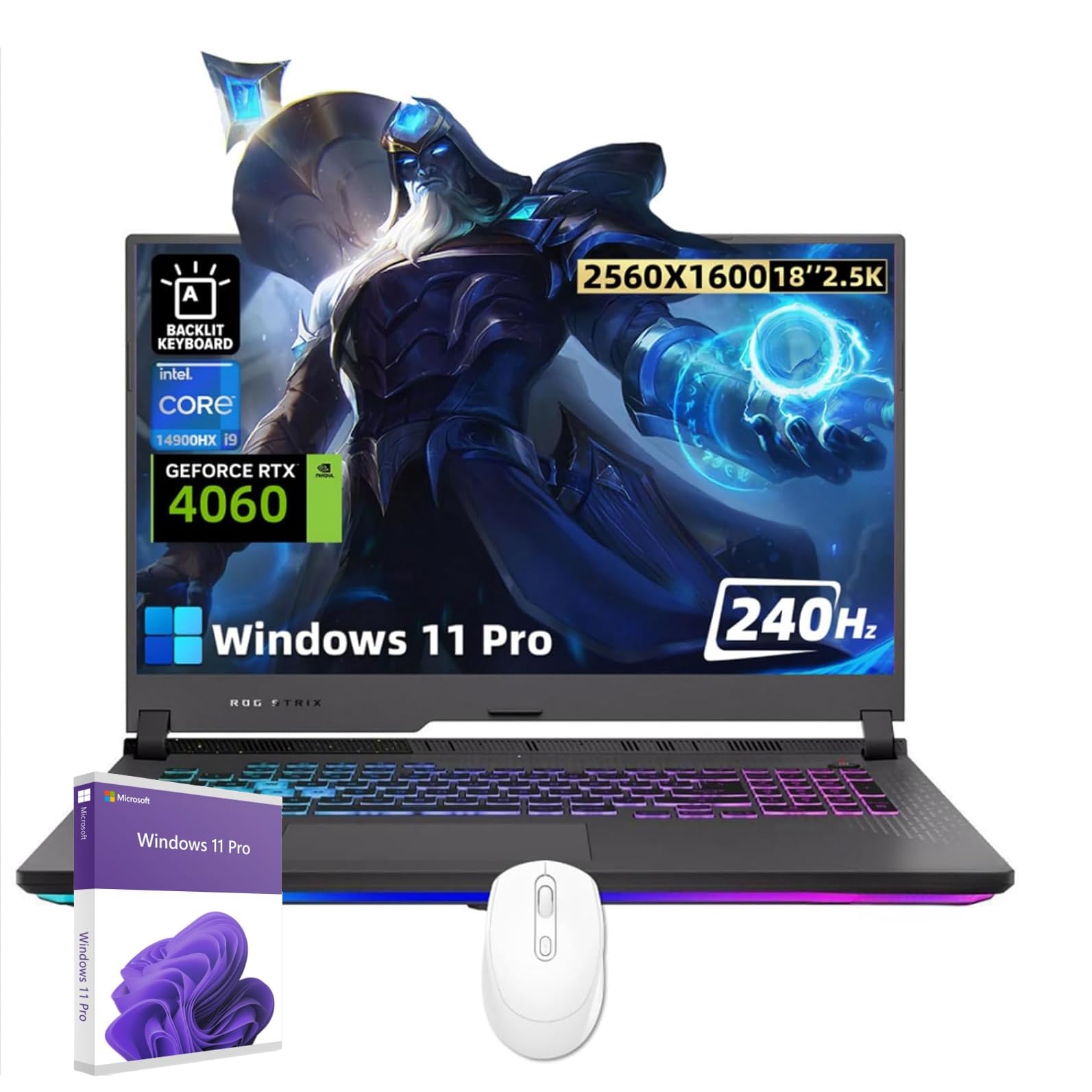 Amazon.com: ASUS ROG Strix-G18 Gaming Laptop - Intel i9 14900HX (24 ...