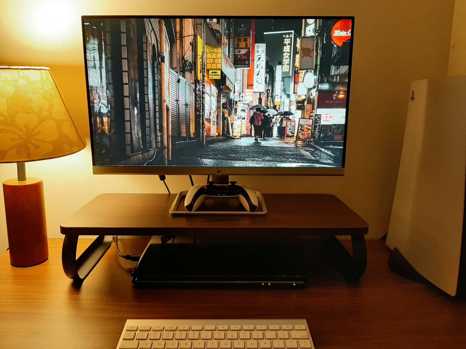 Amazon Basics Wood Monitor Stand, Computer Riser, Walnut : Amazon.in ...