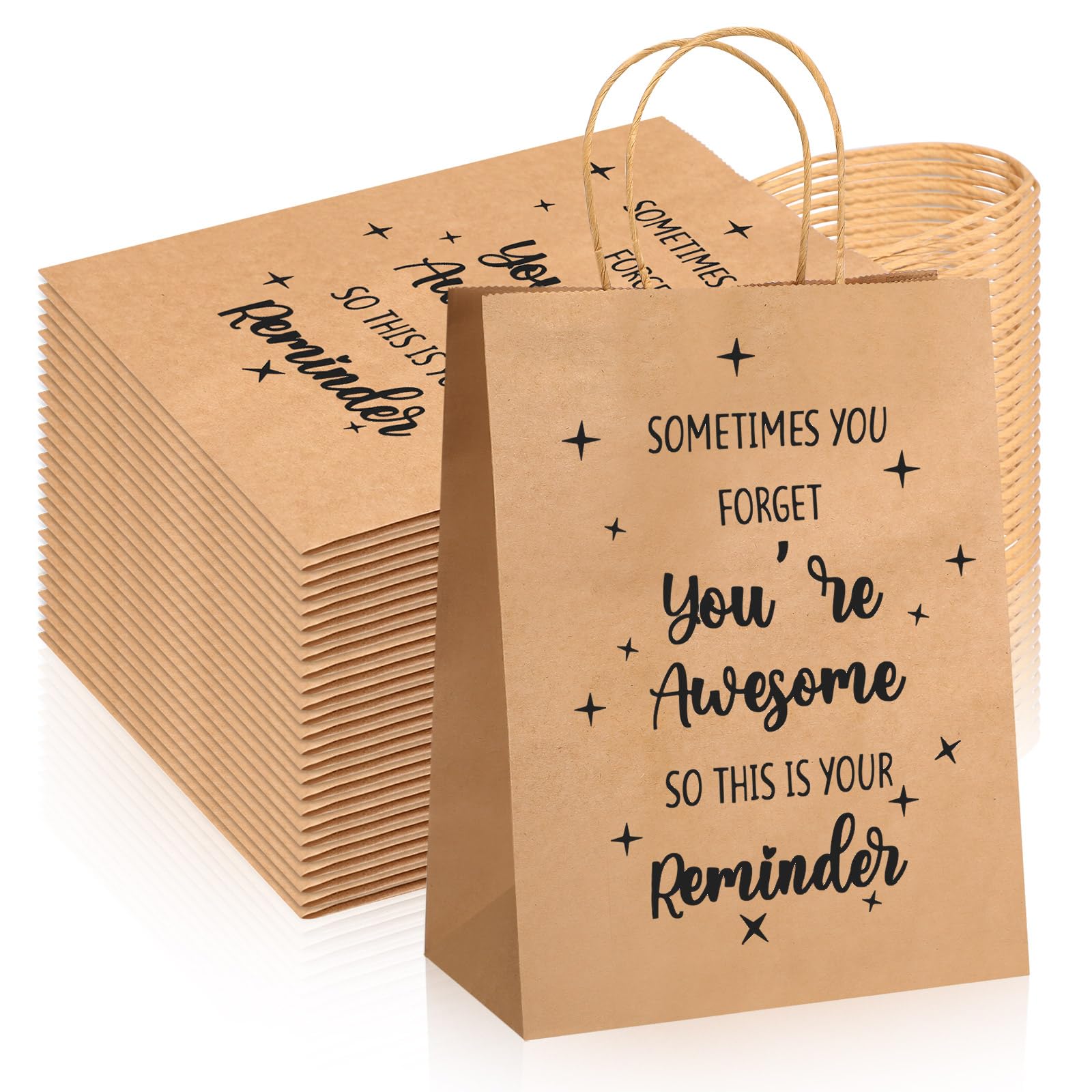 Amazon.com: Tenceur 20 Pcs Appreciation Gift Bags for Employee Coworker ...