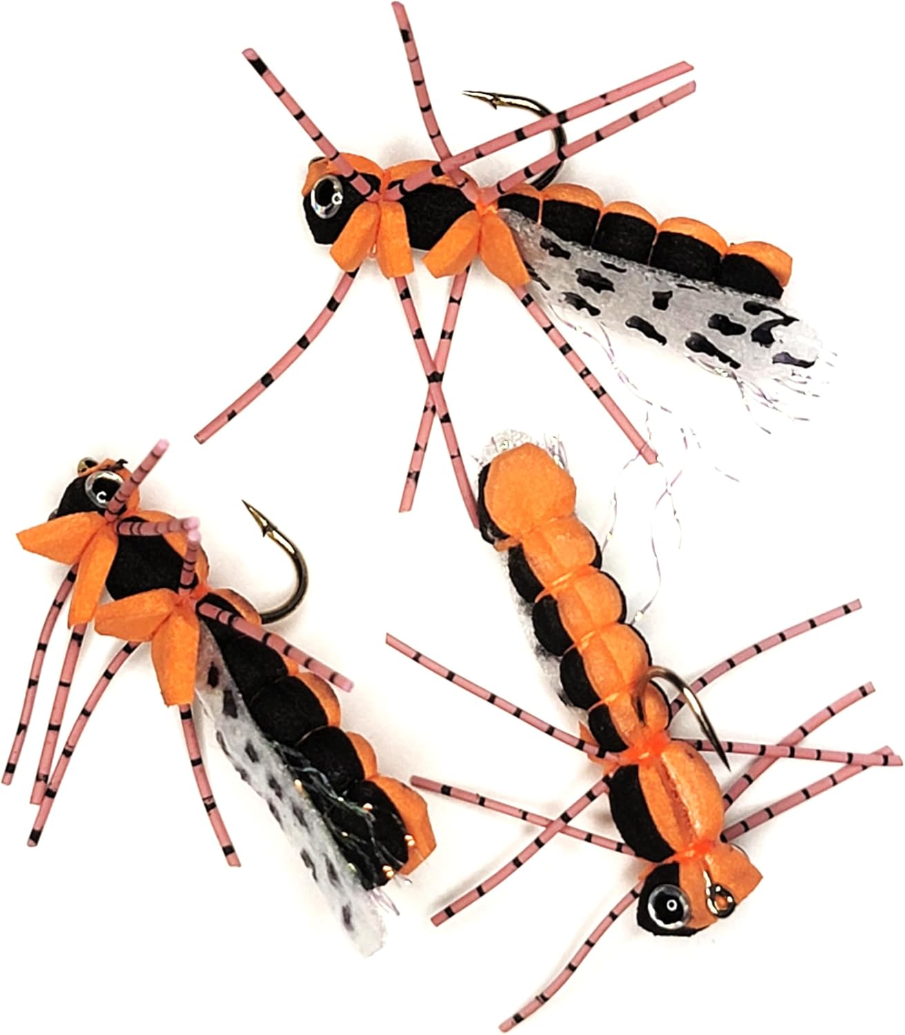 Terrestrial Fly Patterns Criss Cross Cicada Fly - Size #12 Foam Dry Fly ...