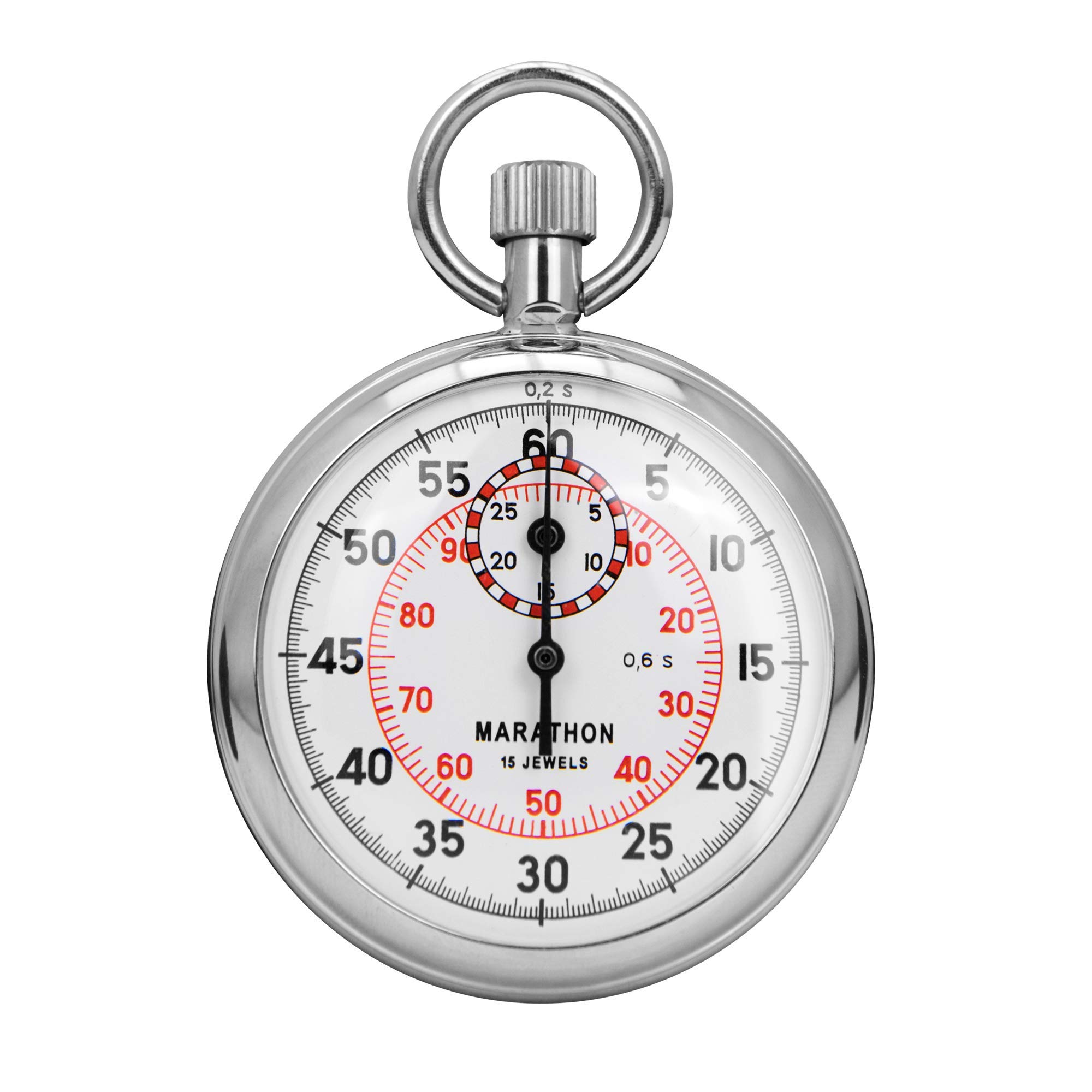Buy Marathon Single Action Mechanical Stopwatch | 2 Scale (1/5 Sec & 1/ ...
