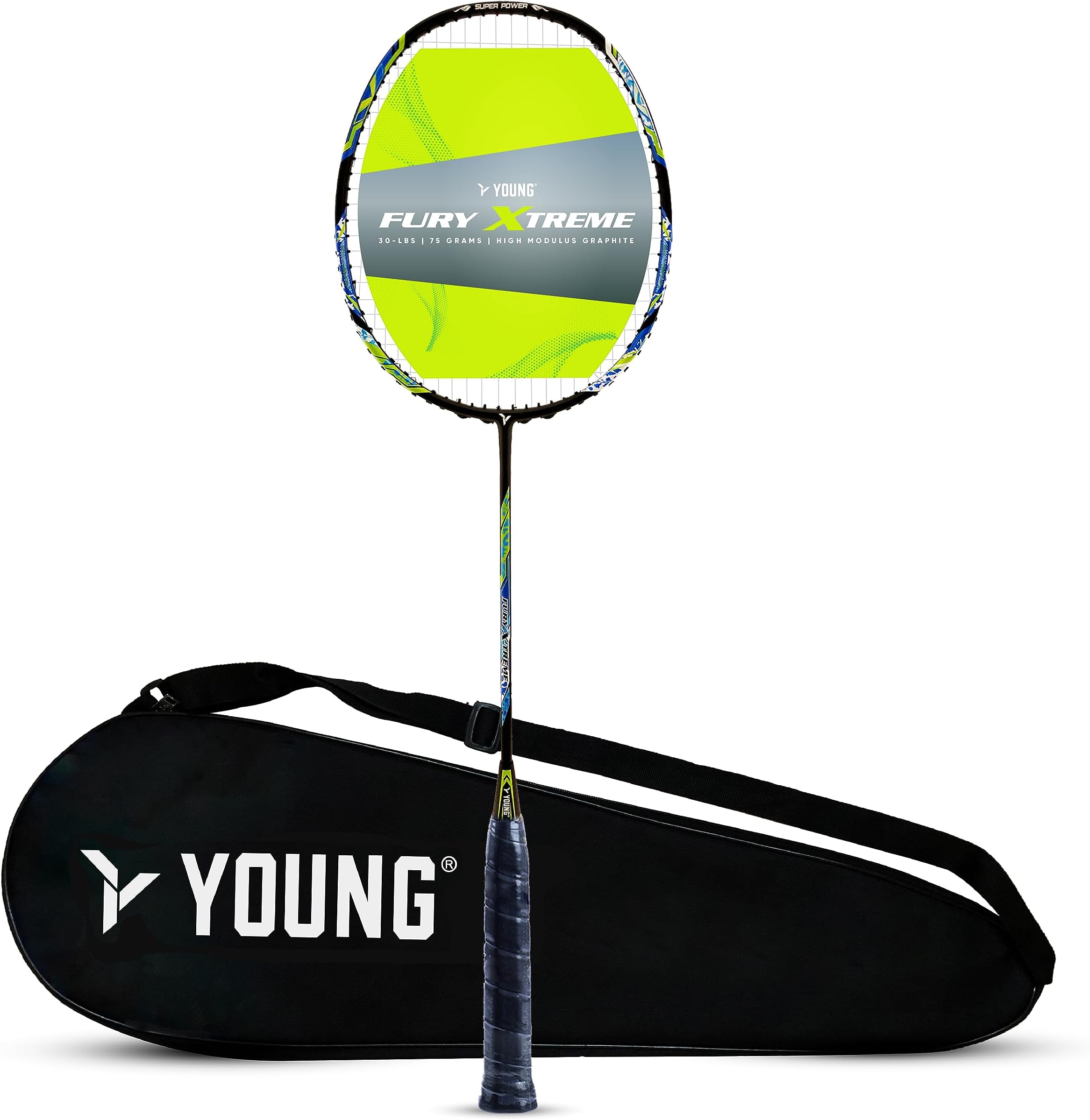 Young(Malaysia) Fury Xtreme Badminton Racket, Professional Lightweight ...