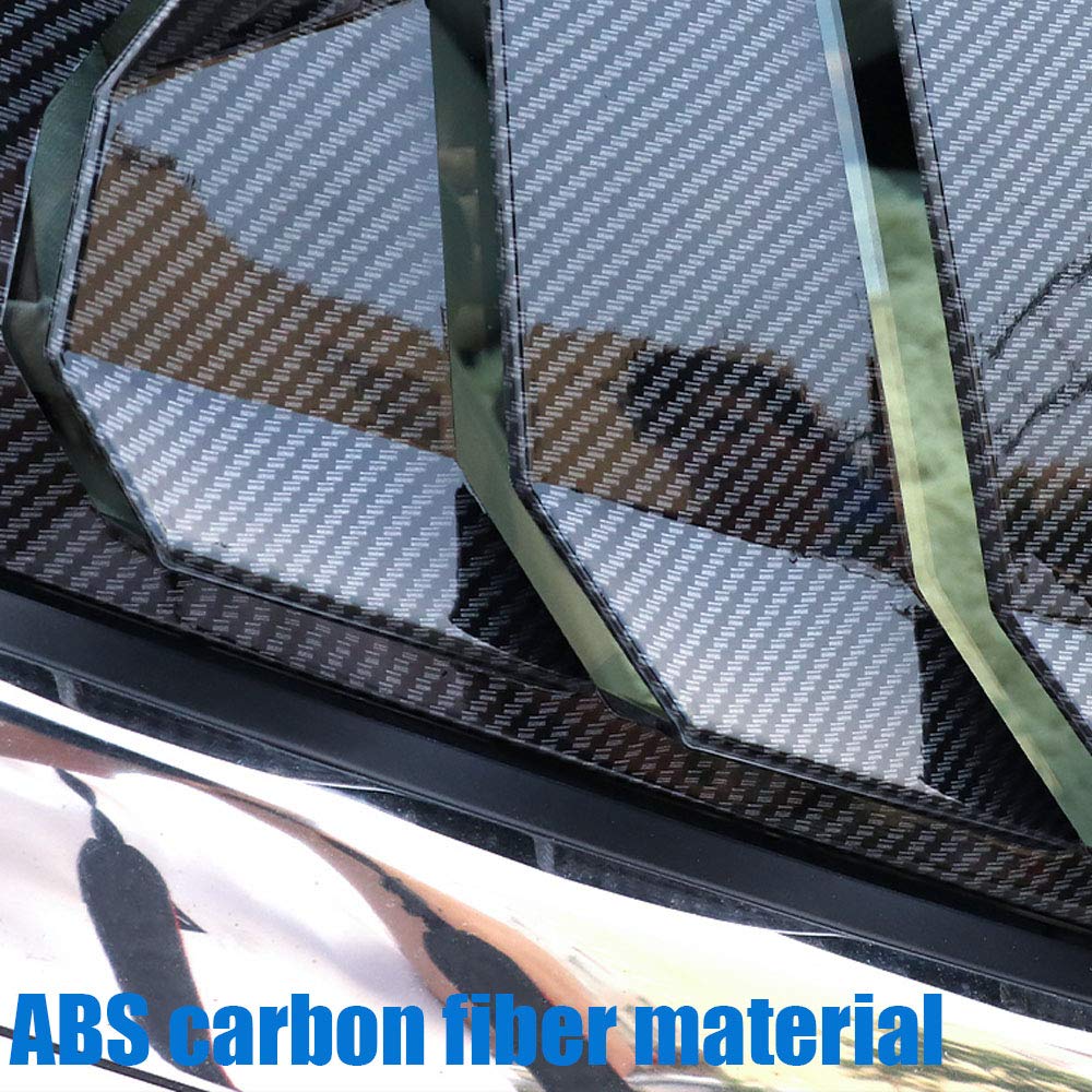 Snapklik.com : Racing Style Rear Side Window Louvers Air Vent/Louvers ...