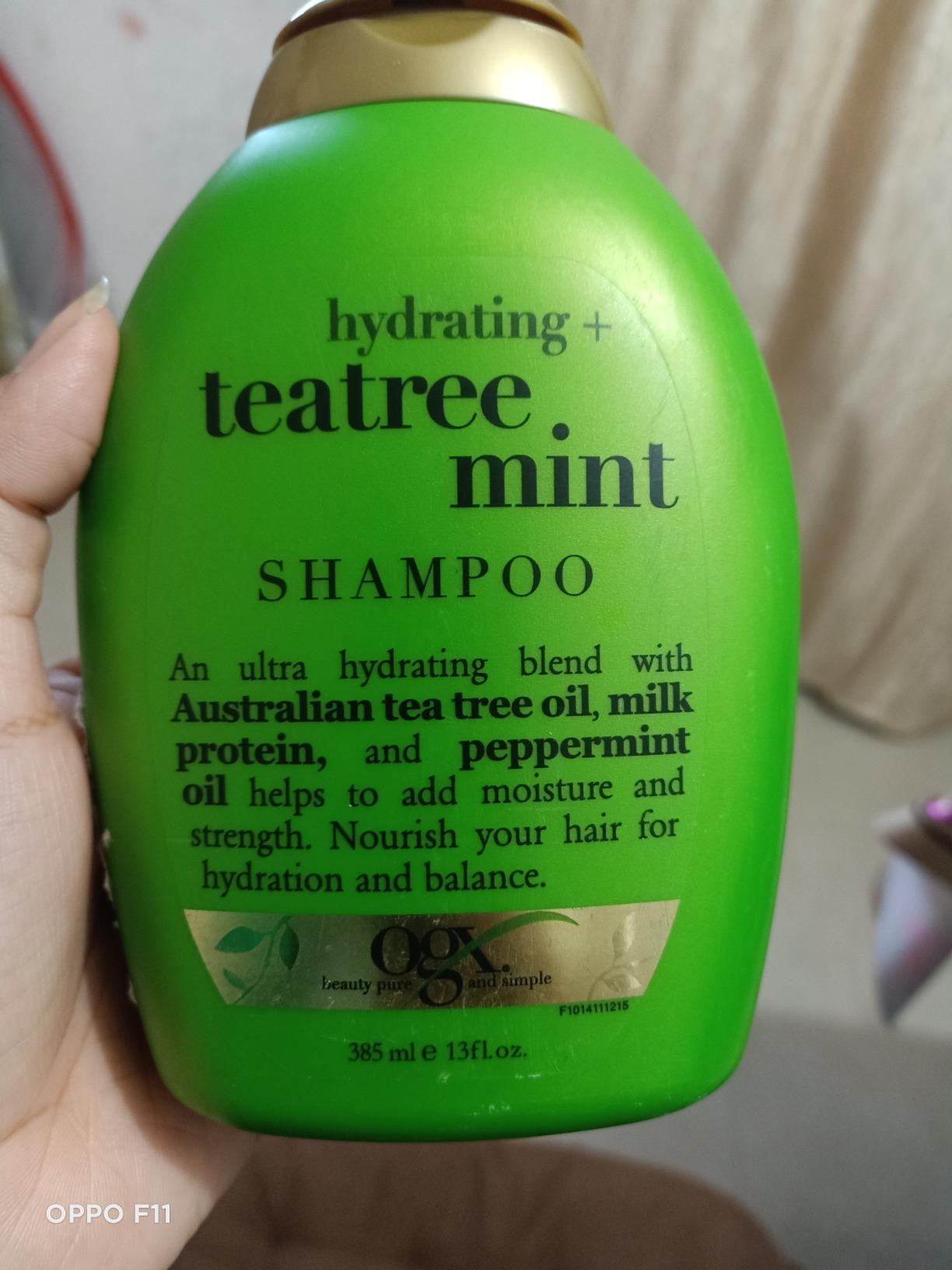 Buy OGX Tea Tree Mint Shampoo - 385 Ml Online at Low Prices in India ...