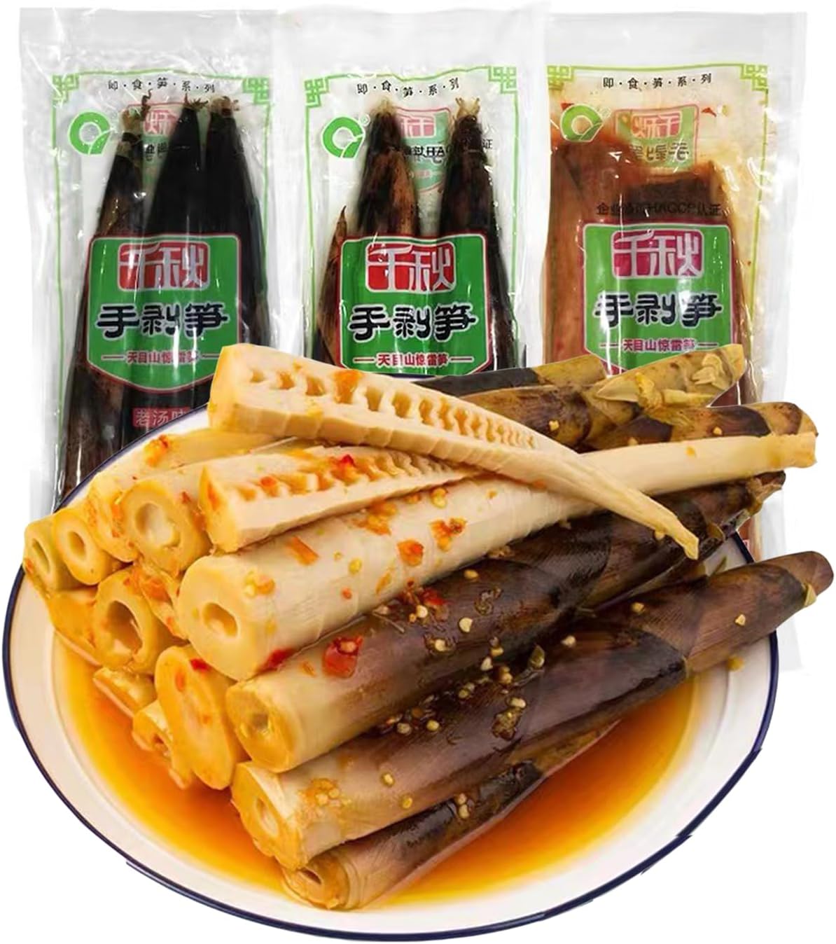 Amazon.com: Fresh Hand Peeled Bamboo Shoots - 3 Packs 660g Internet ...