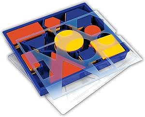 Amazon.com: Learning Resources Attribute Blocks Desk Set in Tray, Math ...
