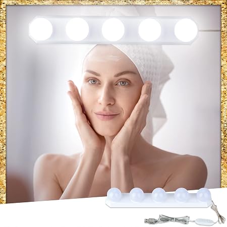 Portable LED Makeup Lights,Cordless Rechargeable Professional LED ...