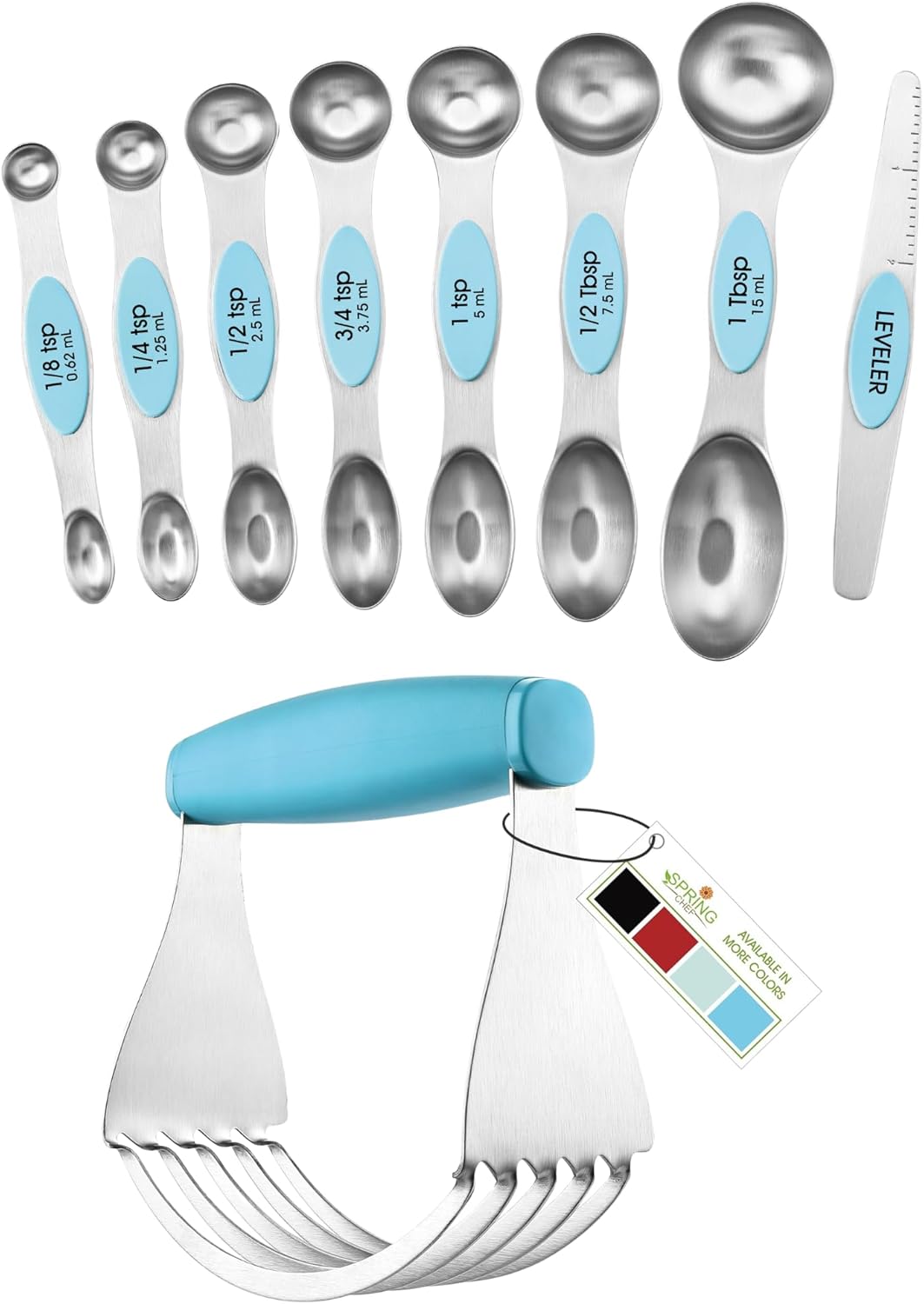 Amazon.com: Spring Chef Stainless Steel Dual Sided Magnetic Measuring ...