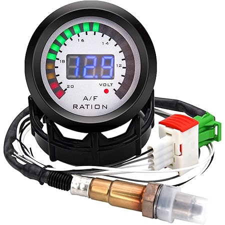 Amazon.com: ARTILAURA 2-1/16" 52mm Air/Fuel Ratio Gauge LED Digital ...