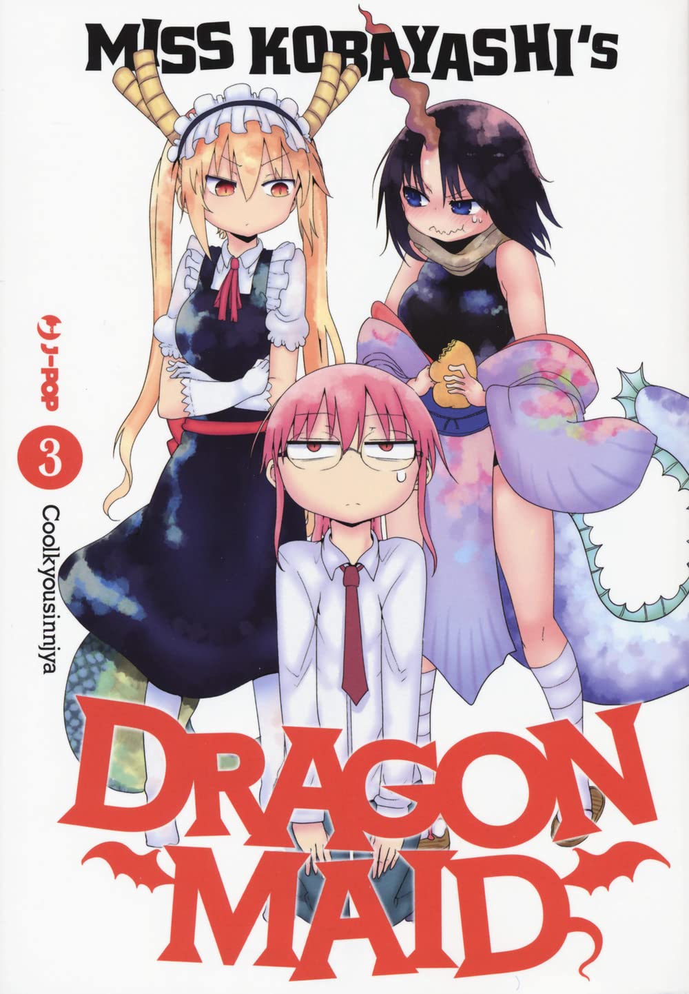 Amazon.com: Miss Kobayashi's Dragon Maid, Vol. 3: 9788834909027 ...