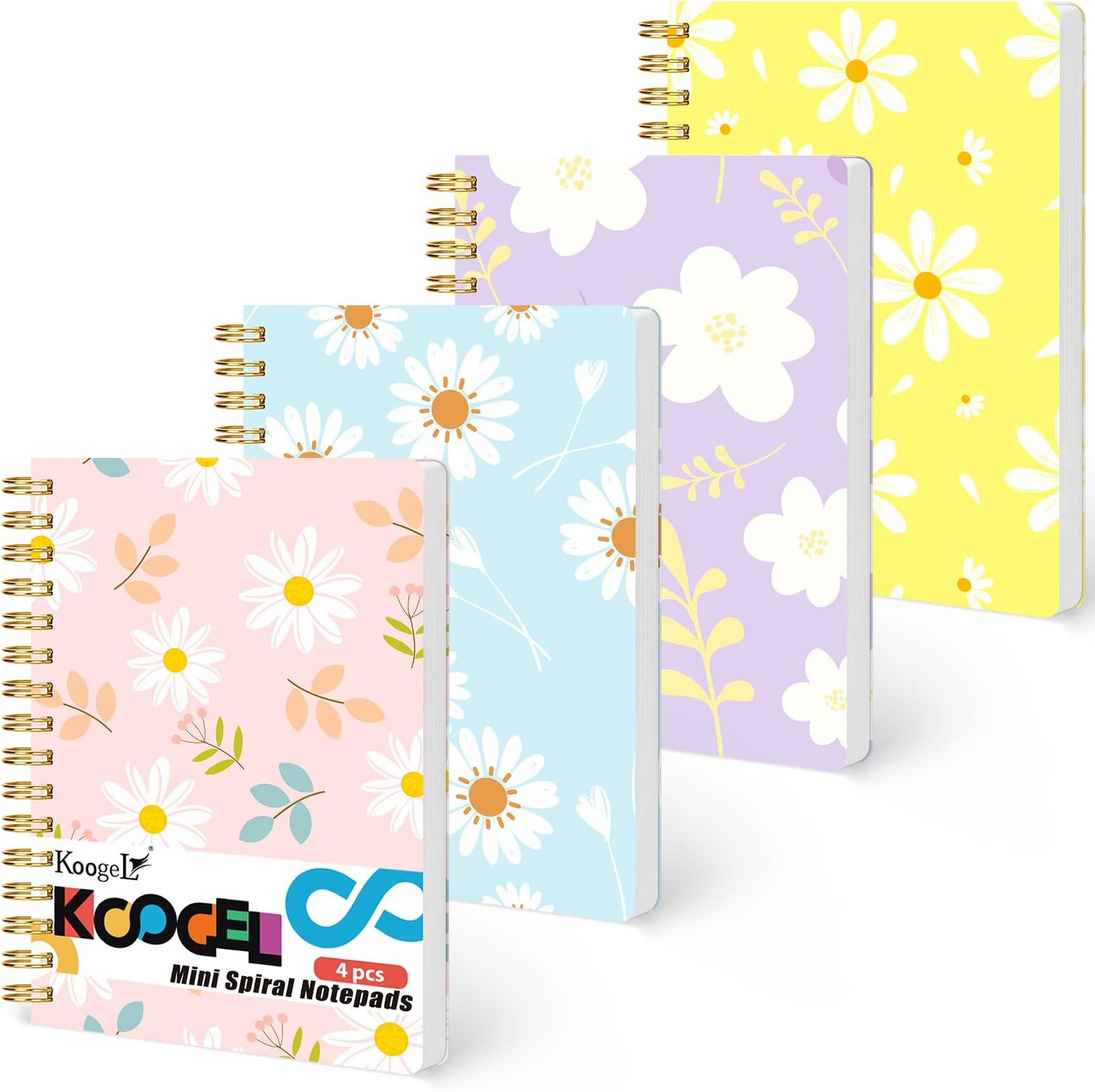 Amazon.com : Umikk Spiral Notebook-3 Pack A5 Lined Journal Notebooks, 8 ...